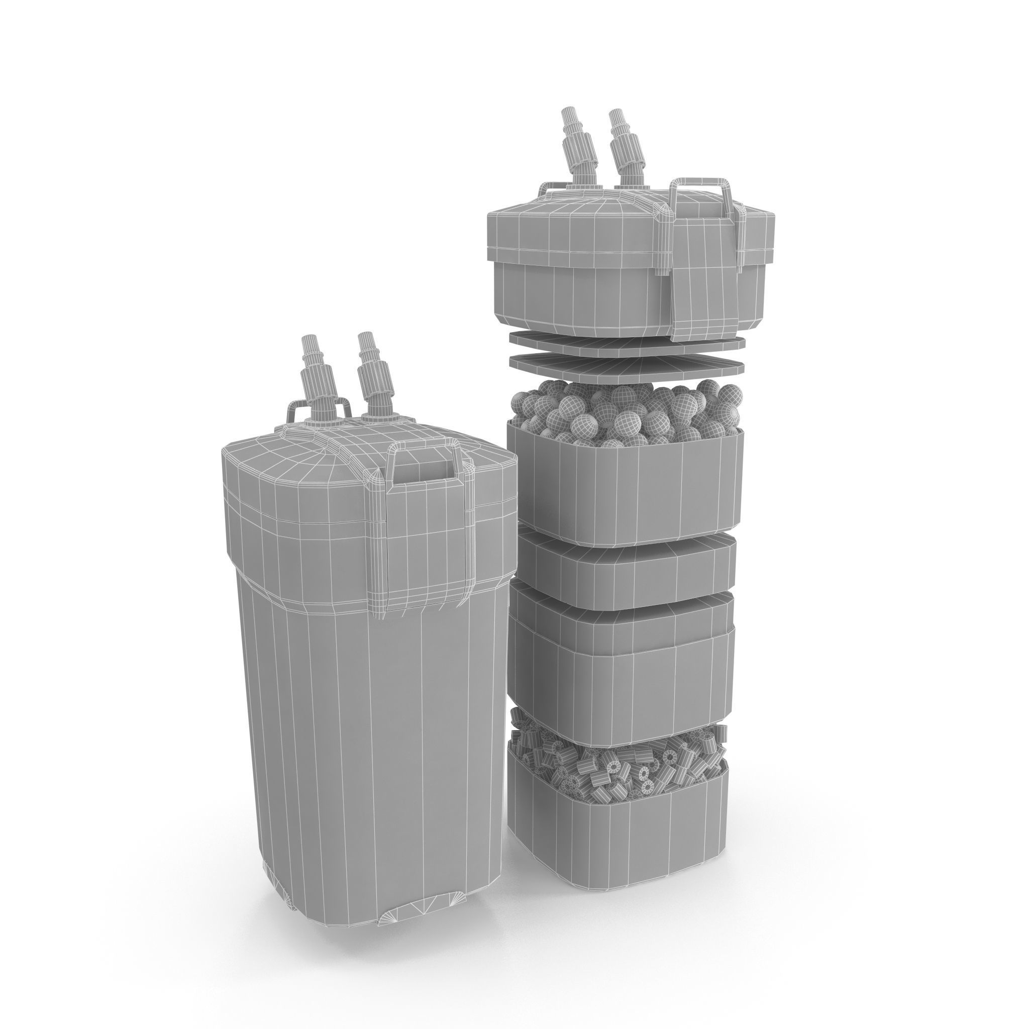 External filter 3D model | CGTrader