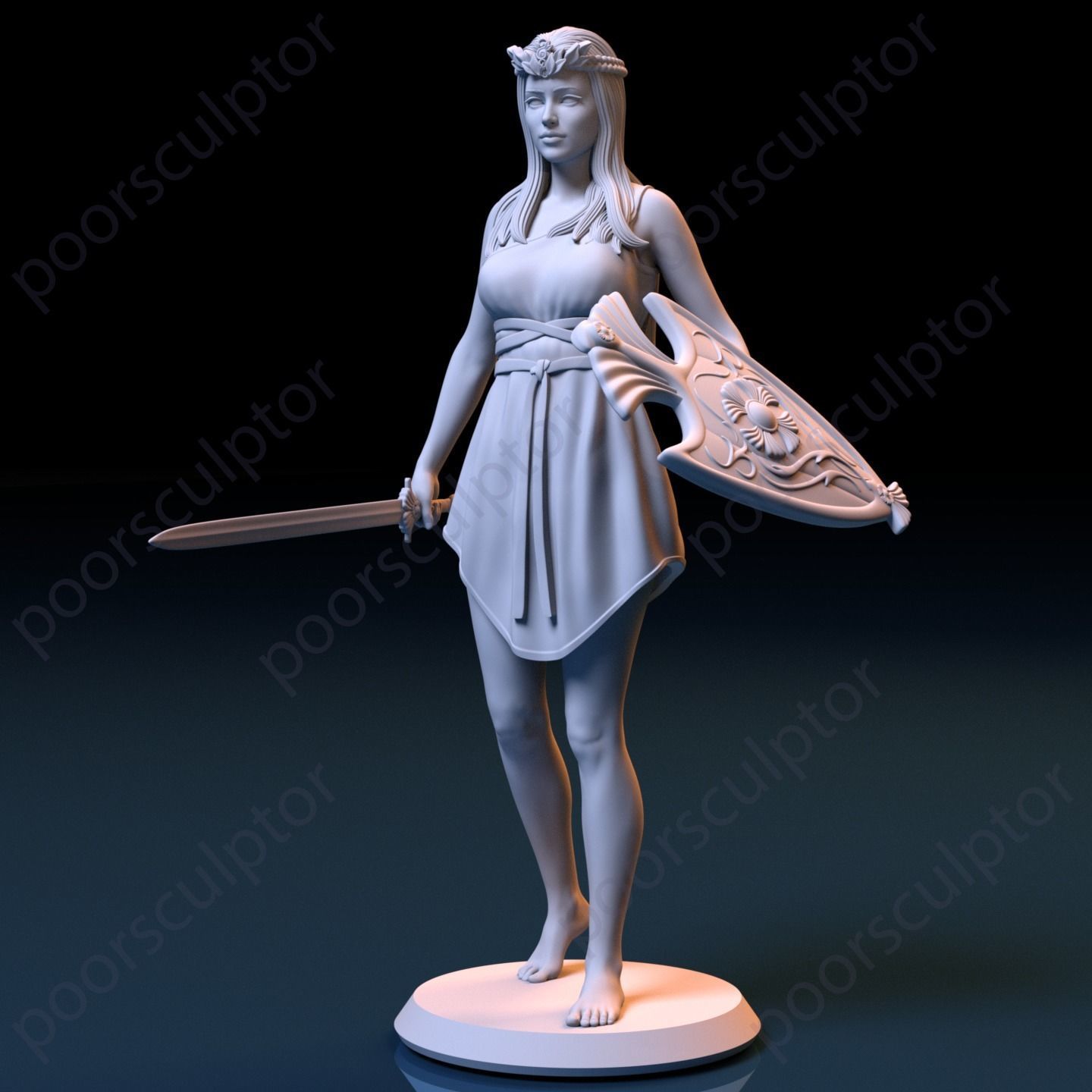 OLYMPIAN GREEK GODS - HERA 3D model 3D printable | CGTrader