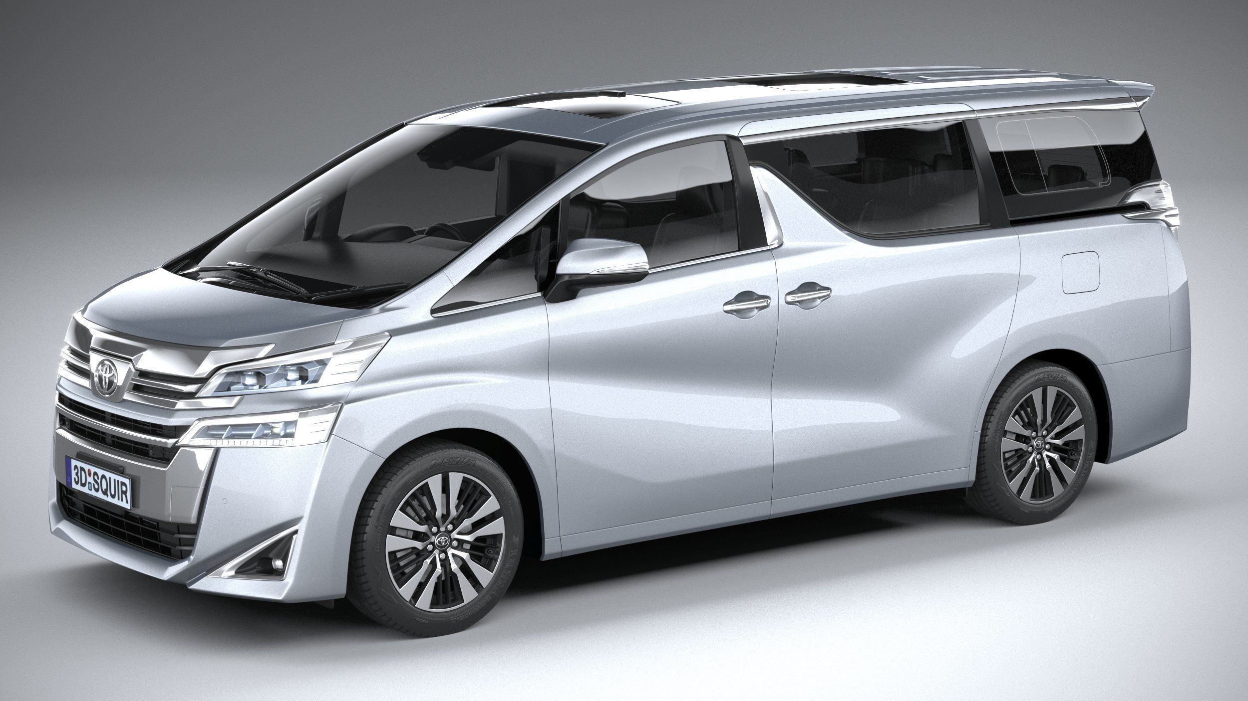 Toyota Vellfire base 2023 3D model | CGTrader