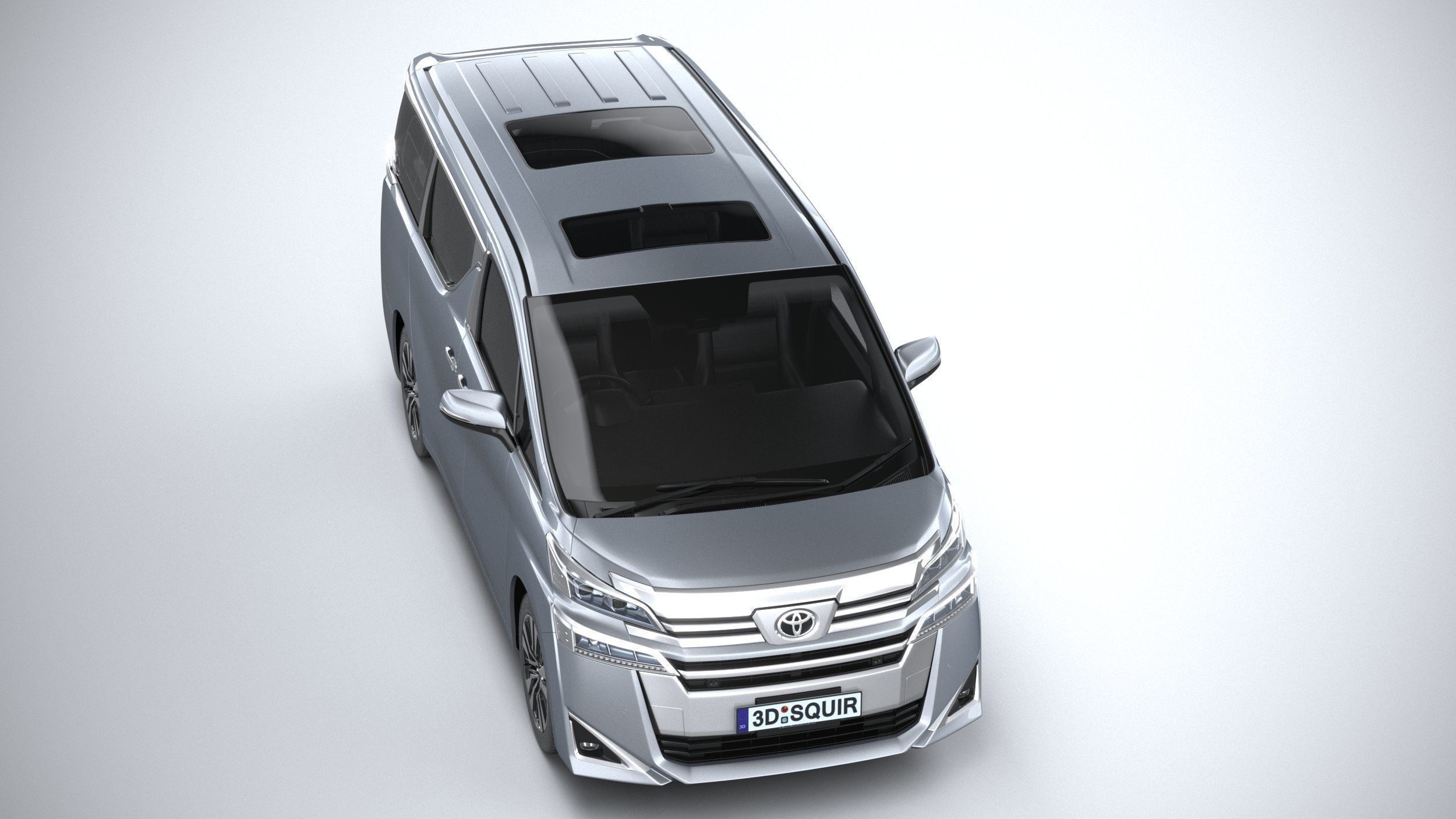 Toyota Vellfire base 2023 3D model | CGTrader