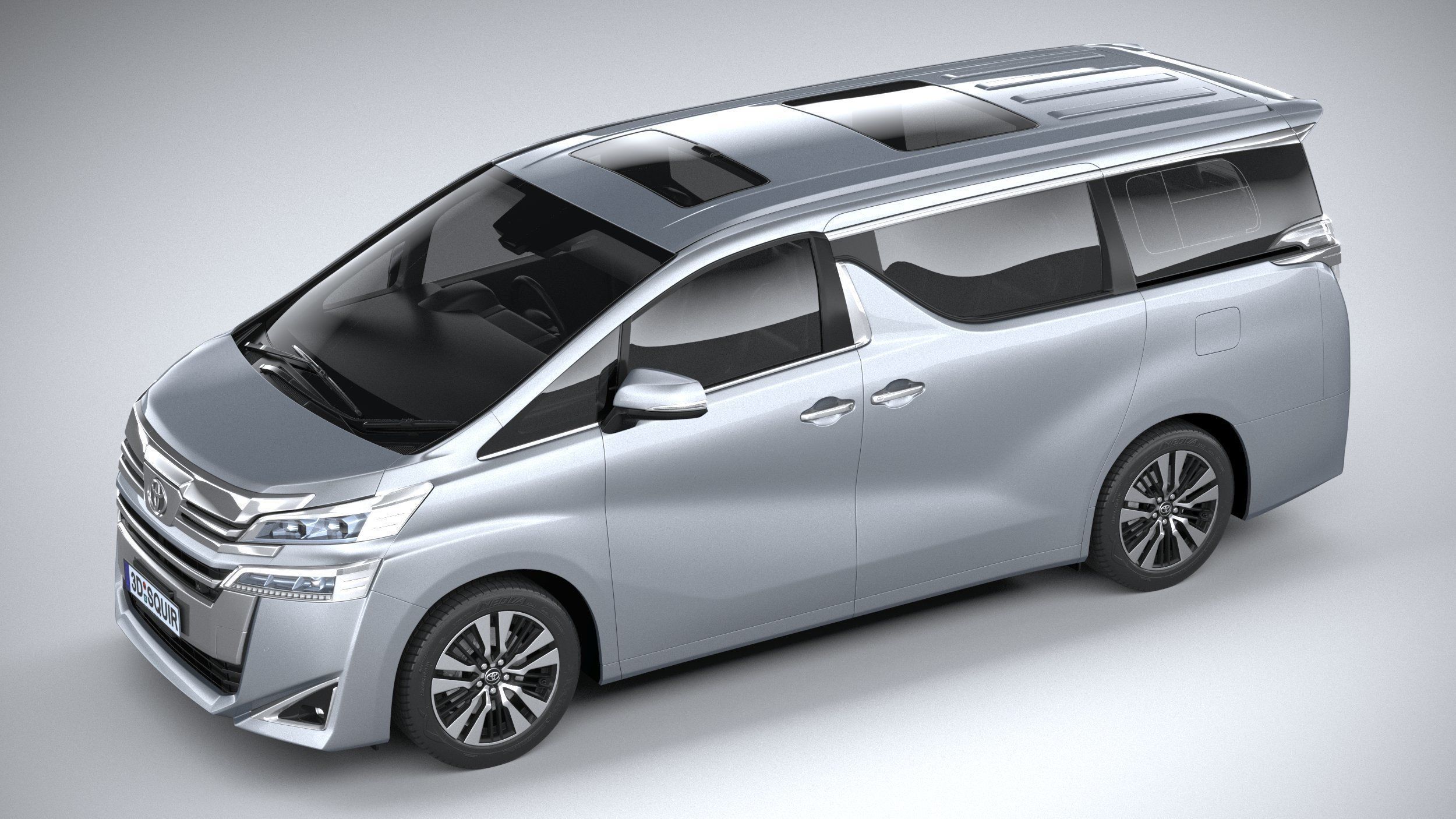 Toyota Vellfire base 2023 3D model | CGTrader