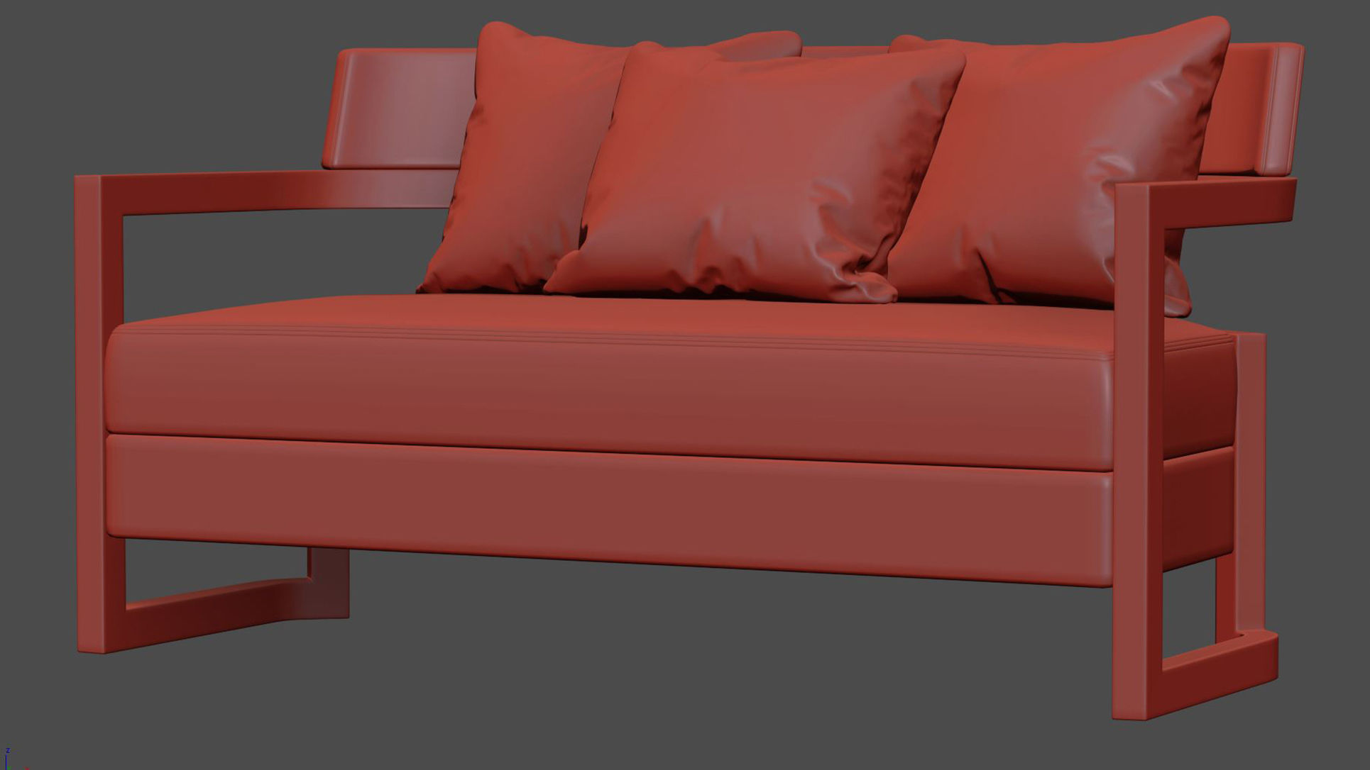 Tao Lounge Sofa by Hellman Chang 3D model | CGTrader