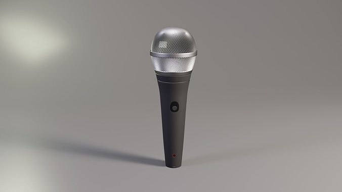 3D model Microphone VR / AR / low-poly | CGTrader