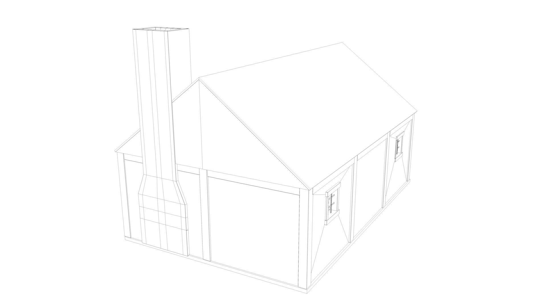 Medieval Armory and Smithy Building 3D model | CGTrader