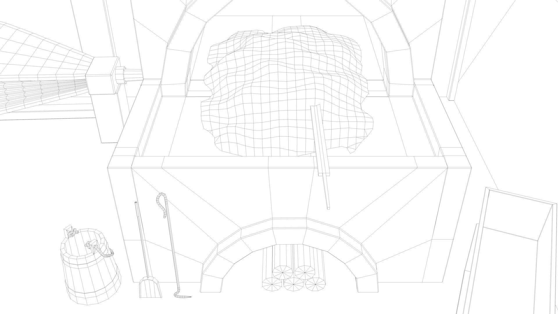 Medieval Armory and Smithy Building 3D model | CGTrader