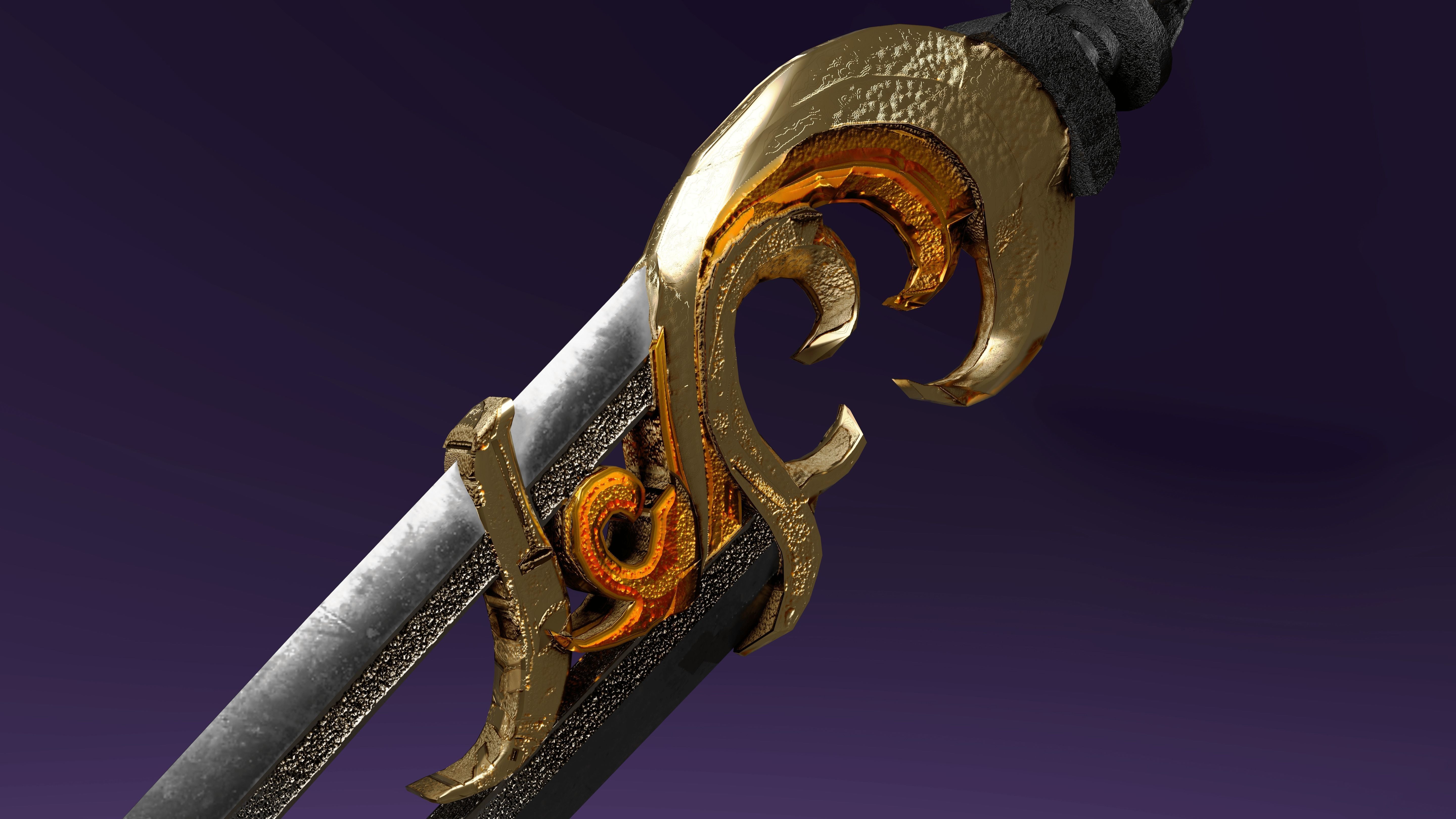 3D model The light sword of justice VR / AR / low-poly | CGTrader