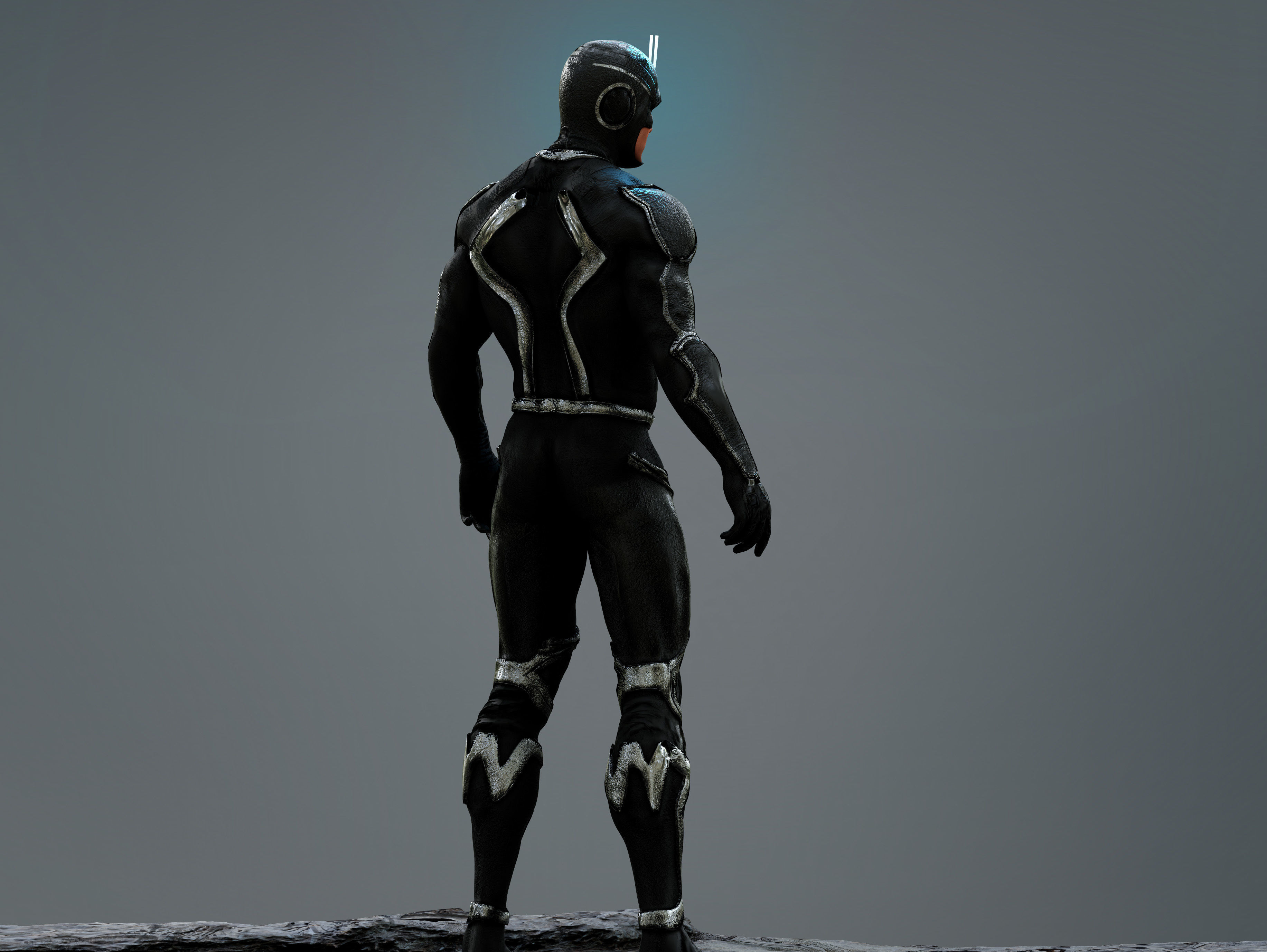3D model Black Bolt VR / AR / low-poly rigged | CGTrader