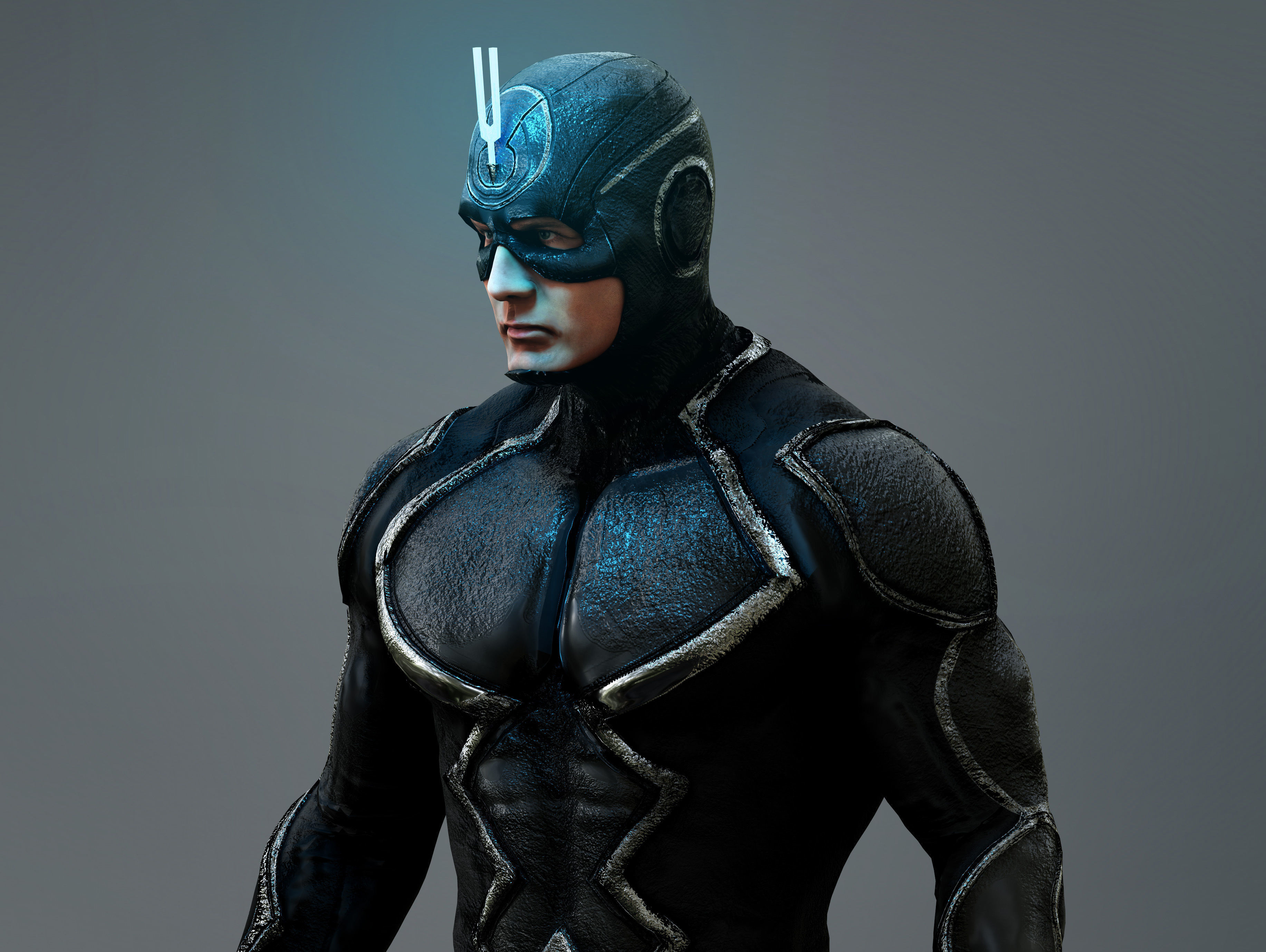 3D model Black Bolt VR / AR / low-poly rigged | CGTrader