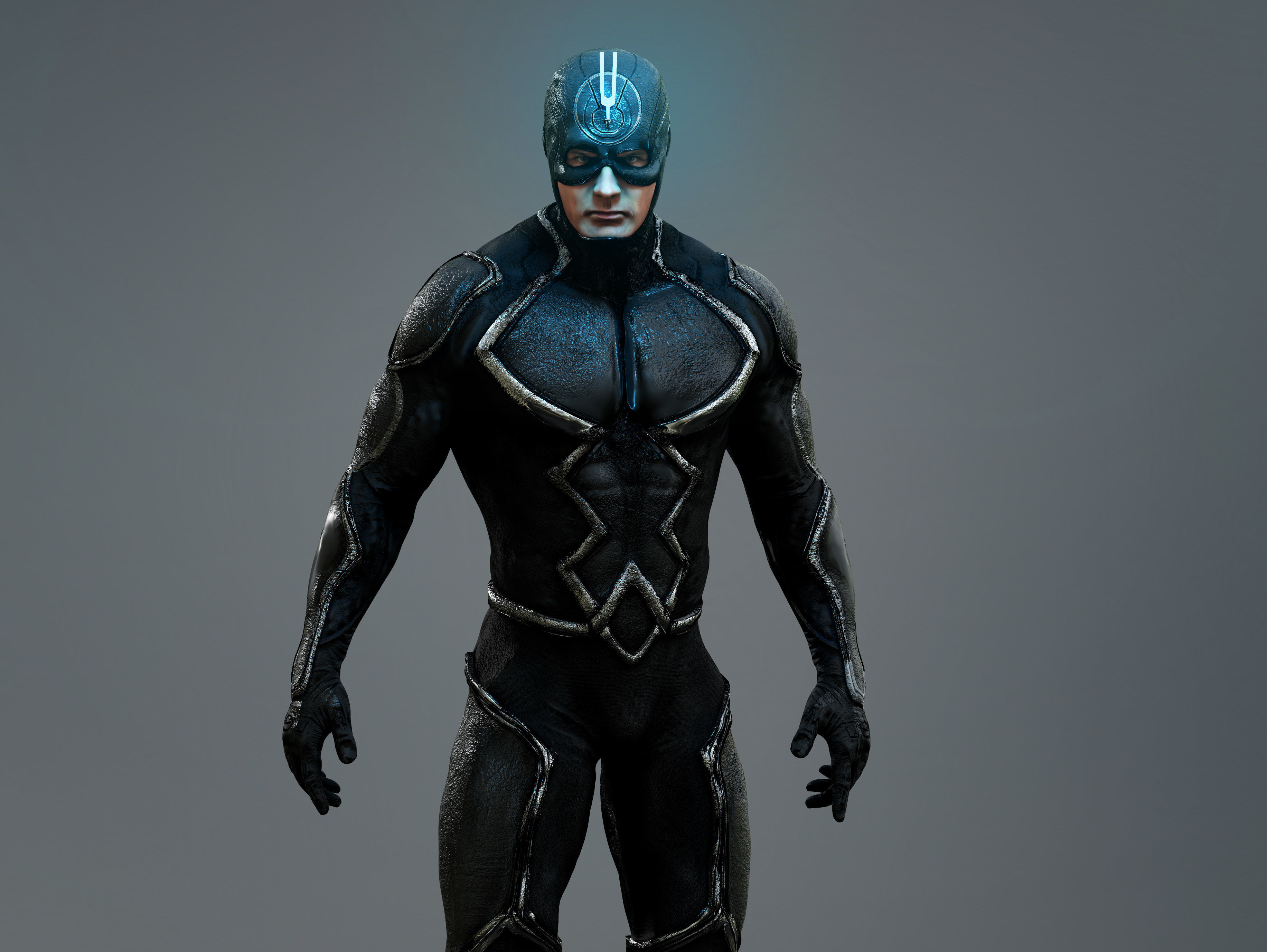 3D model Black Bolt VR / AR / low-poly rigged | CGTrader