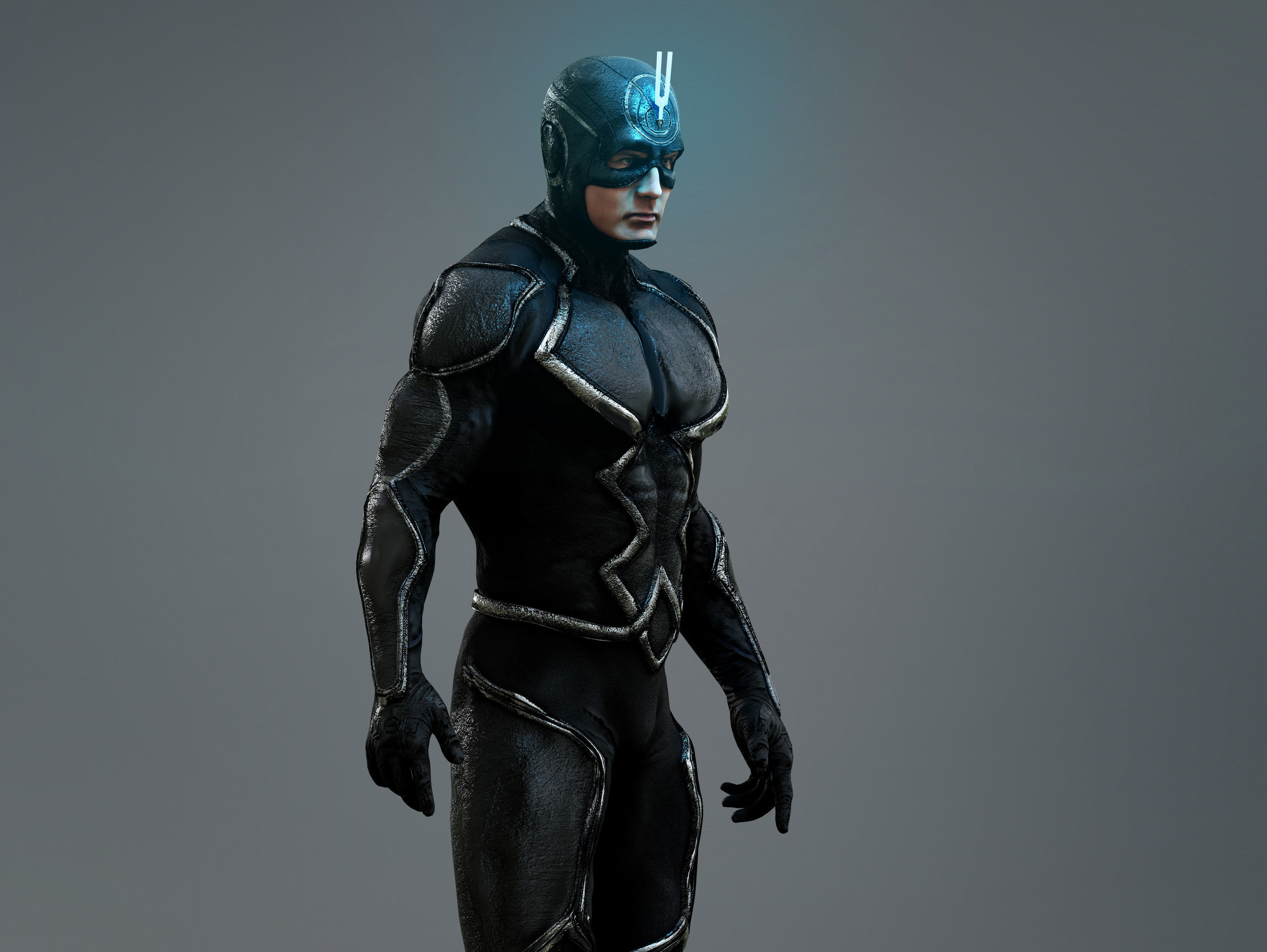 3D model Black Bolt VR / AR / low-poly rigged | CGTrader