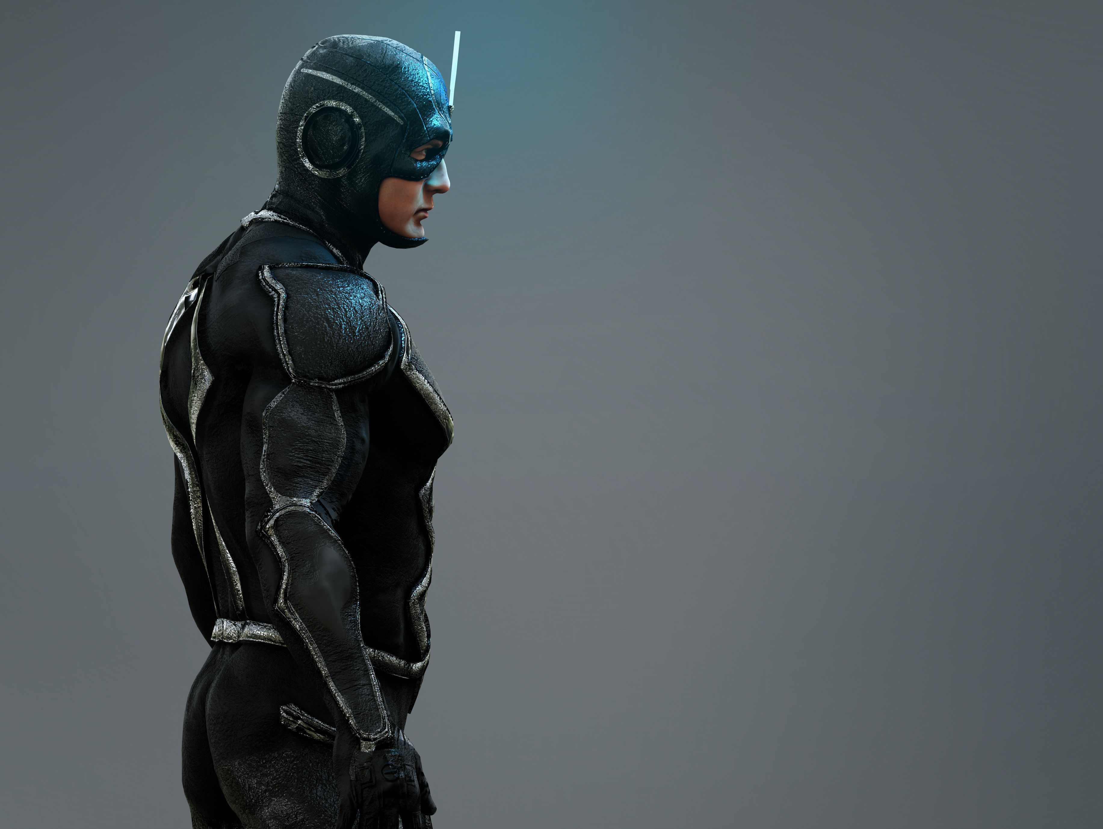 3D model Black Bolt VR / AR / low-poly rigged | CGTrader