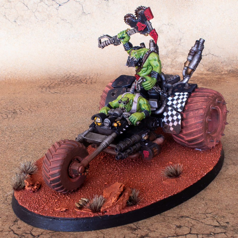 Ork Bike Boss - War Trike 3D model 3D printable | CGTrader