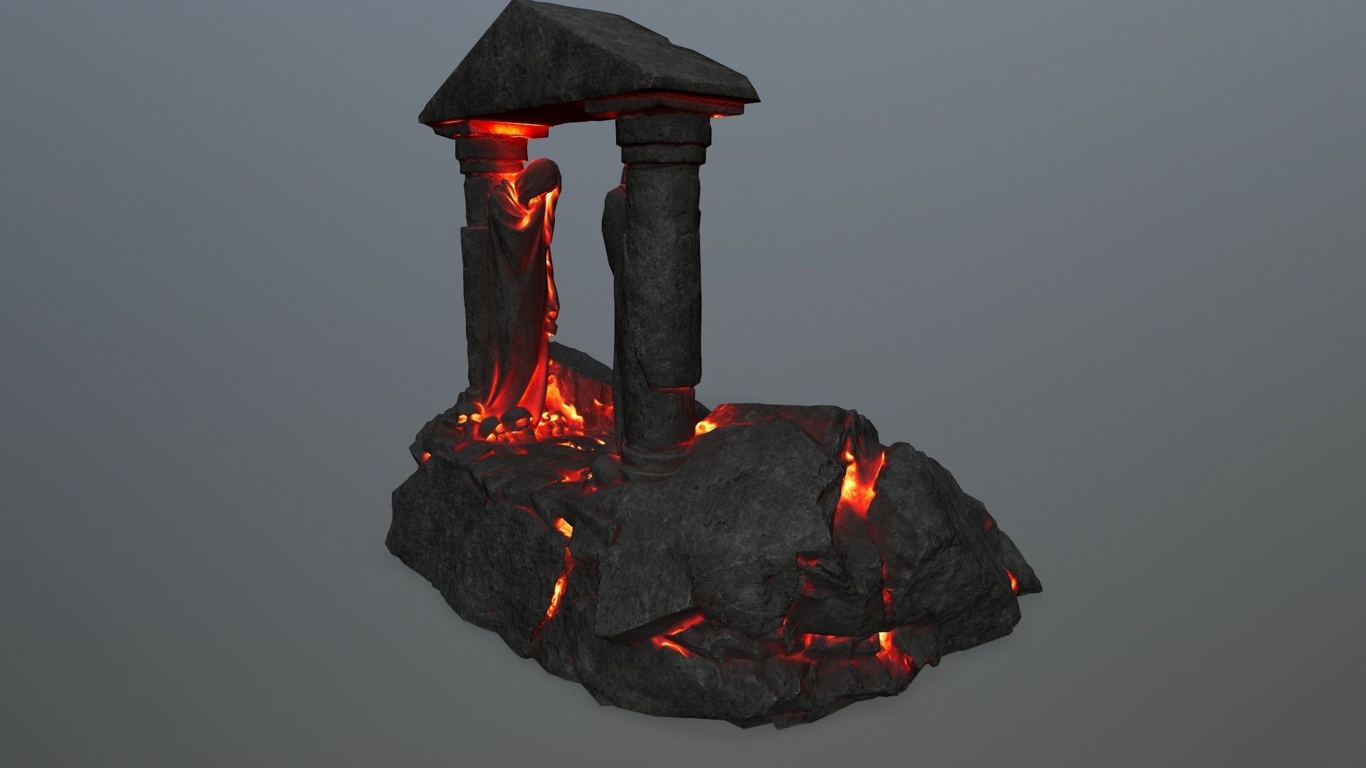 3D model souls gate VR / AR / low-poly | CGTrader
