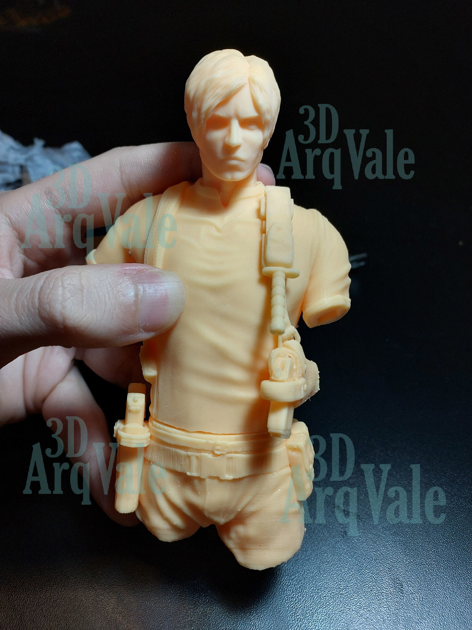 Leon Scott Kennedy - Resident Evil 4 3D model 3D printable | CGTrader