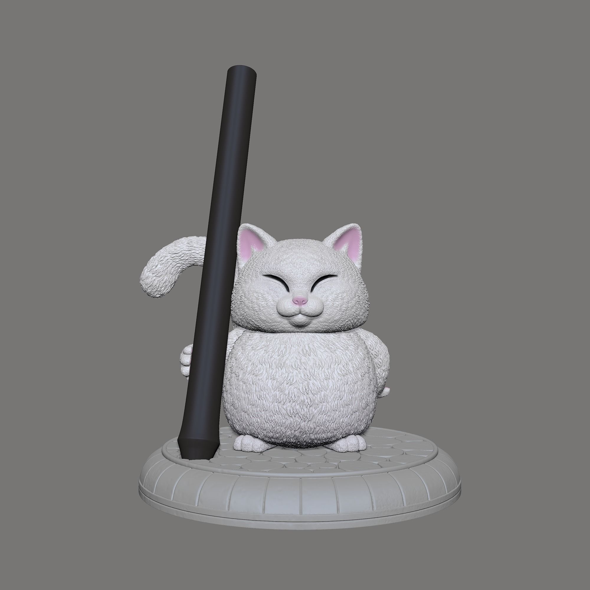 KORIN CAT - DRAGON BALL - PEN HOLDER 3D model 3D printable | CGTrader