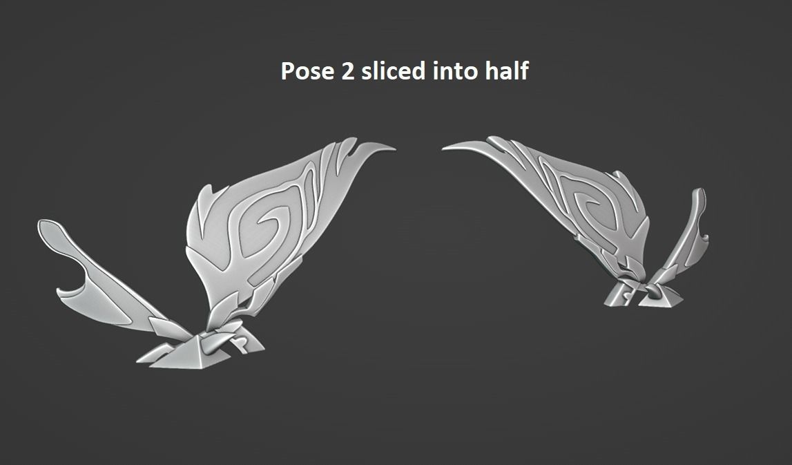 Anemo Crystalfly -- Genshin Impact Decoration -- 3D Print Ready 3D ...