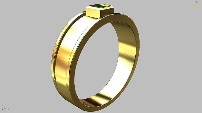 Graduation Ring 3D model 3D printable | CGTrader