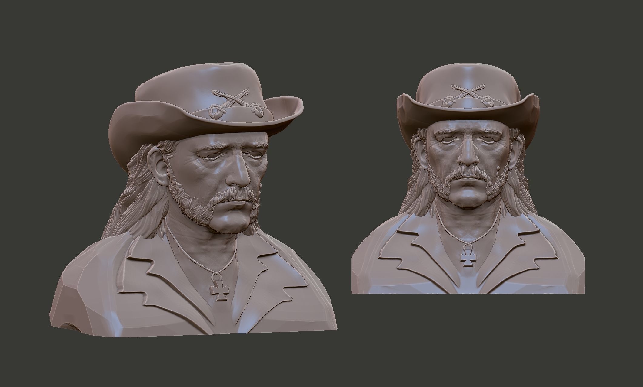 Lemmy Kilmister 3D model 3D printable | CGTrader