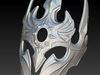 Death Knight 3D Mask - Lich King Arthas Warcraft helmet 3D model 3D ...