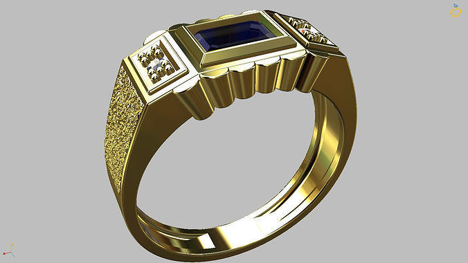 Graduation Ring 3D model 3D printable | CGTrader