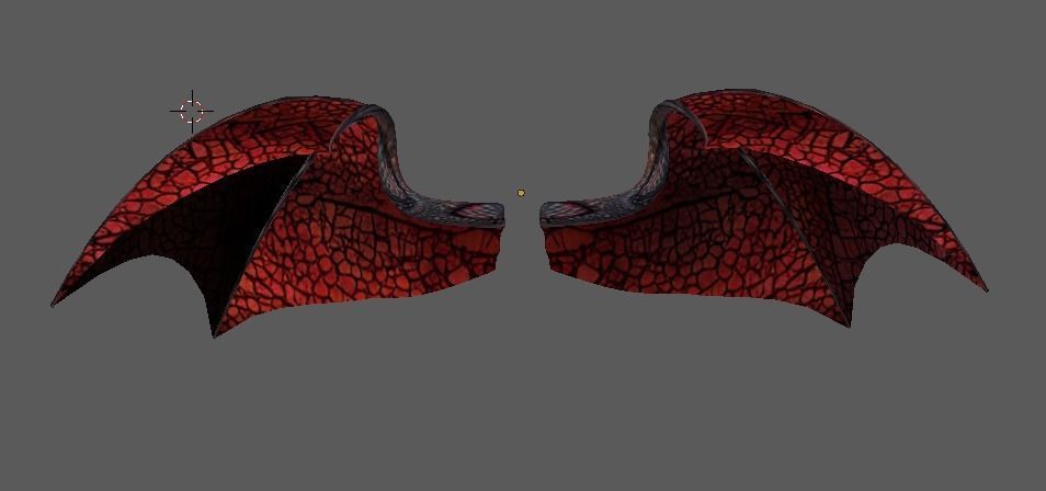 Wyvern Dragon Wings 3D model | CGTrader