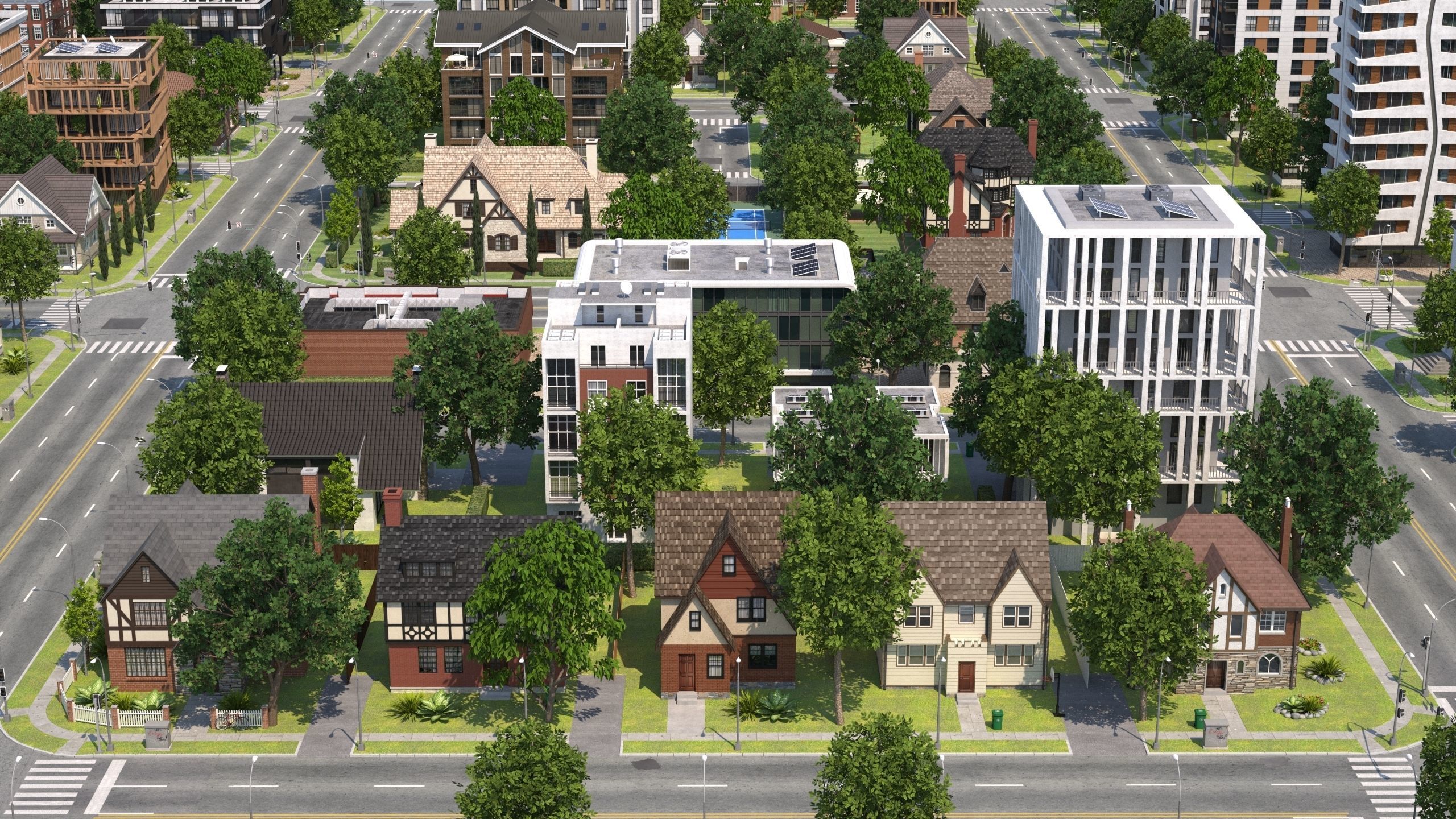 Suburb City 3D model | CGTrader