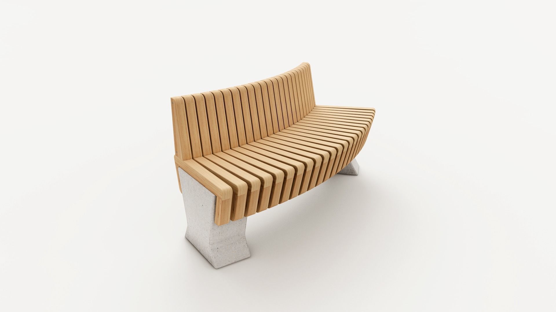 Modular benches 01 3D model | CGTrader