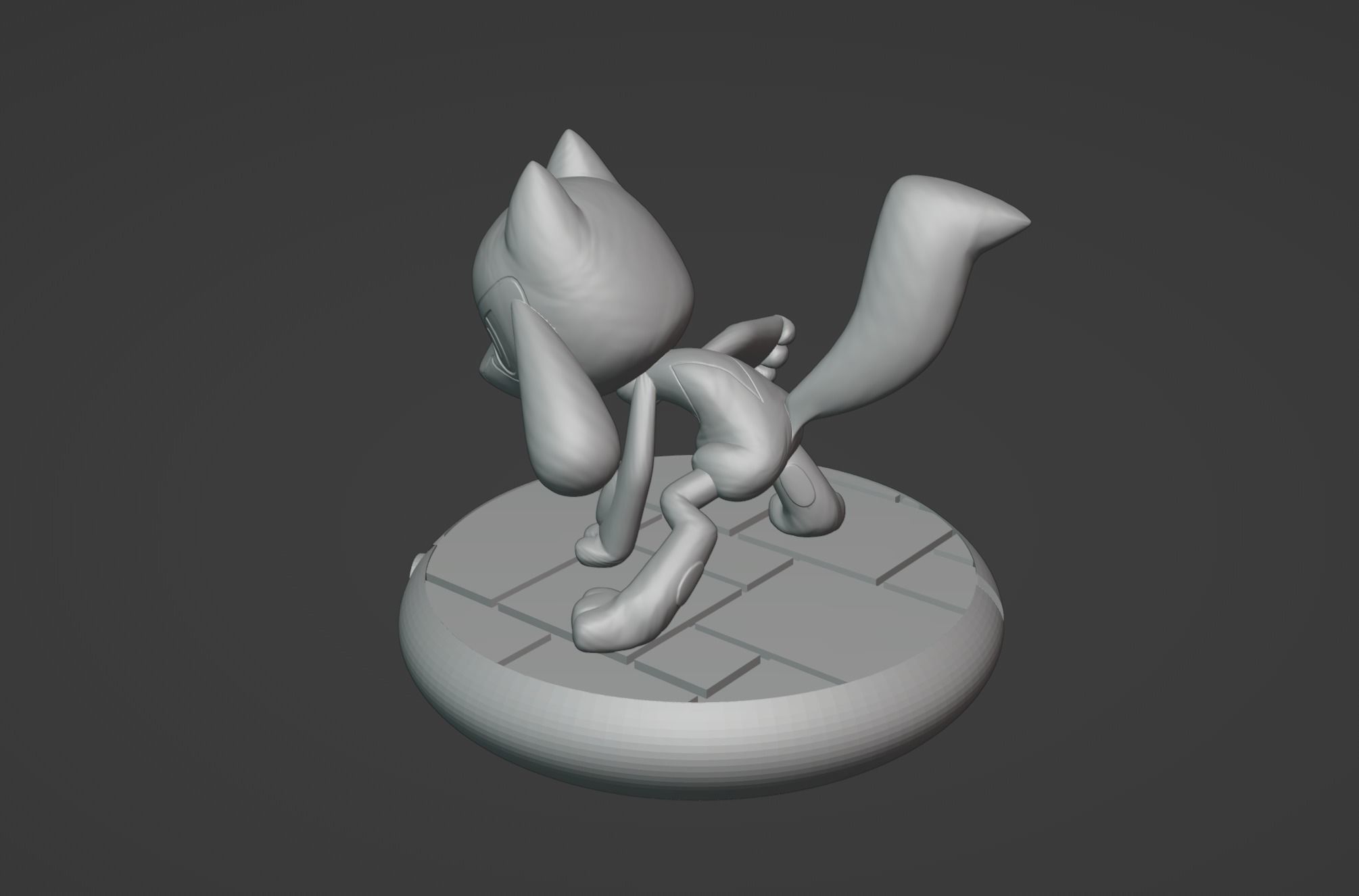 Riolu pokemon 3D print model 3D model 3D printable | CGTrader