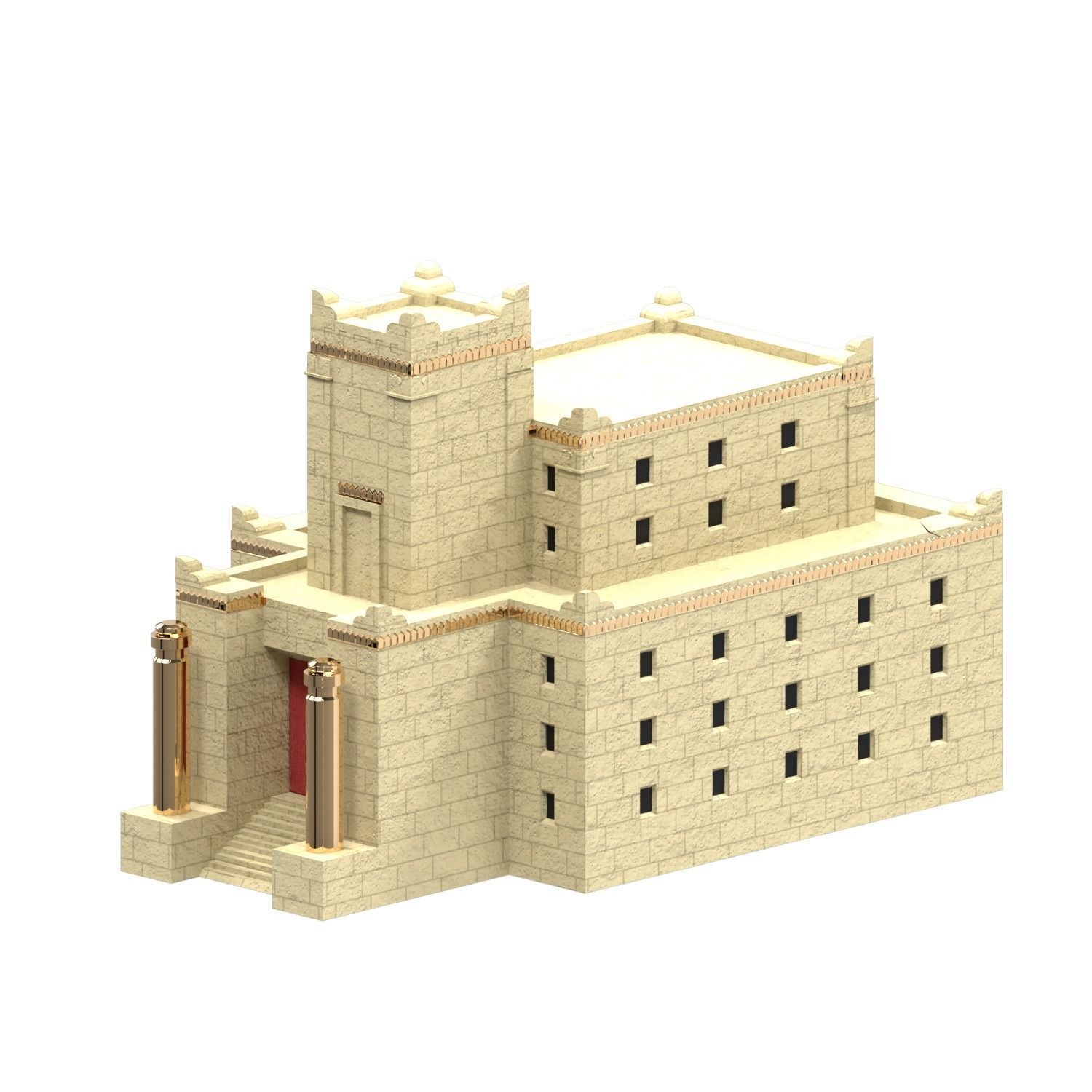 Solomons Temple 3d model 3D Print Ready 3D model | CGTrader