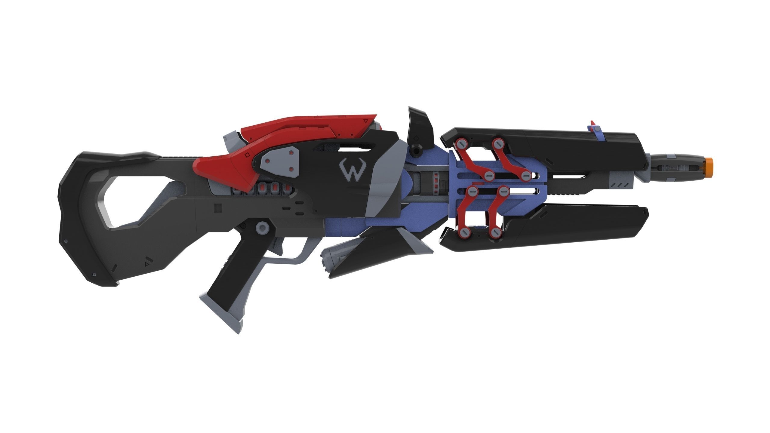 Widowmaker Noire Skin - Overwatch - Printable - STL 3D model 3D ...