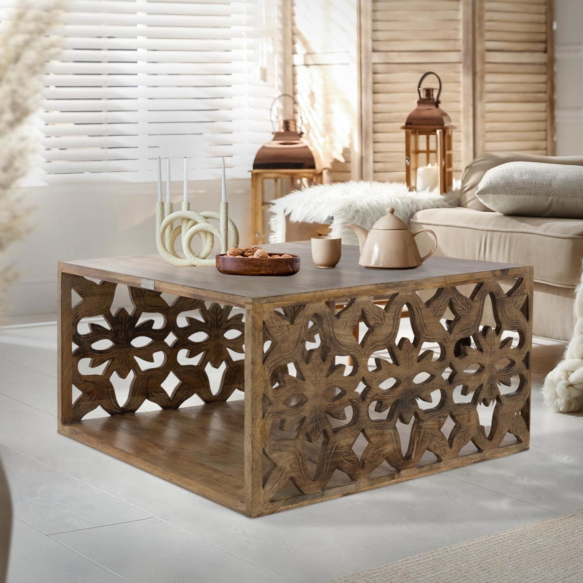 Rectangular Log Coffee Table 3D model 3D model | CGTrader