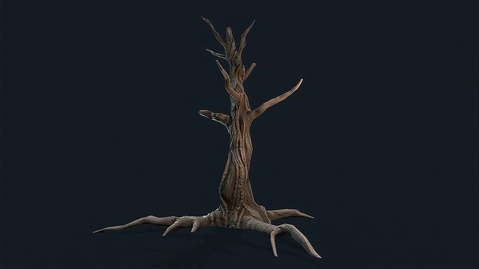 3D model Swamp Dead Tree VR / AR / low-poly | CGTrader