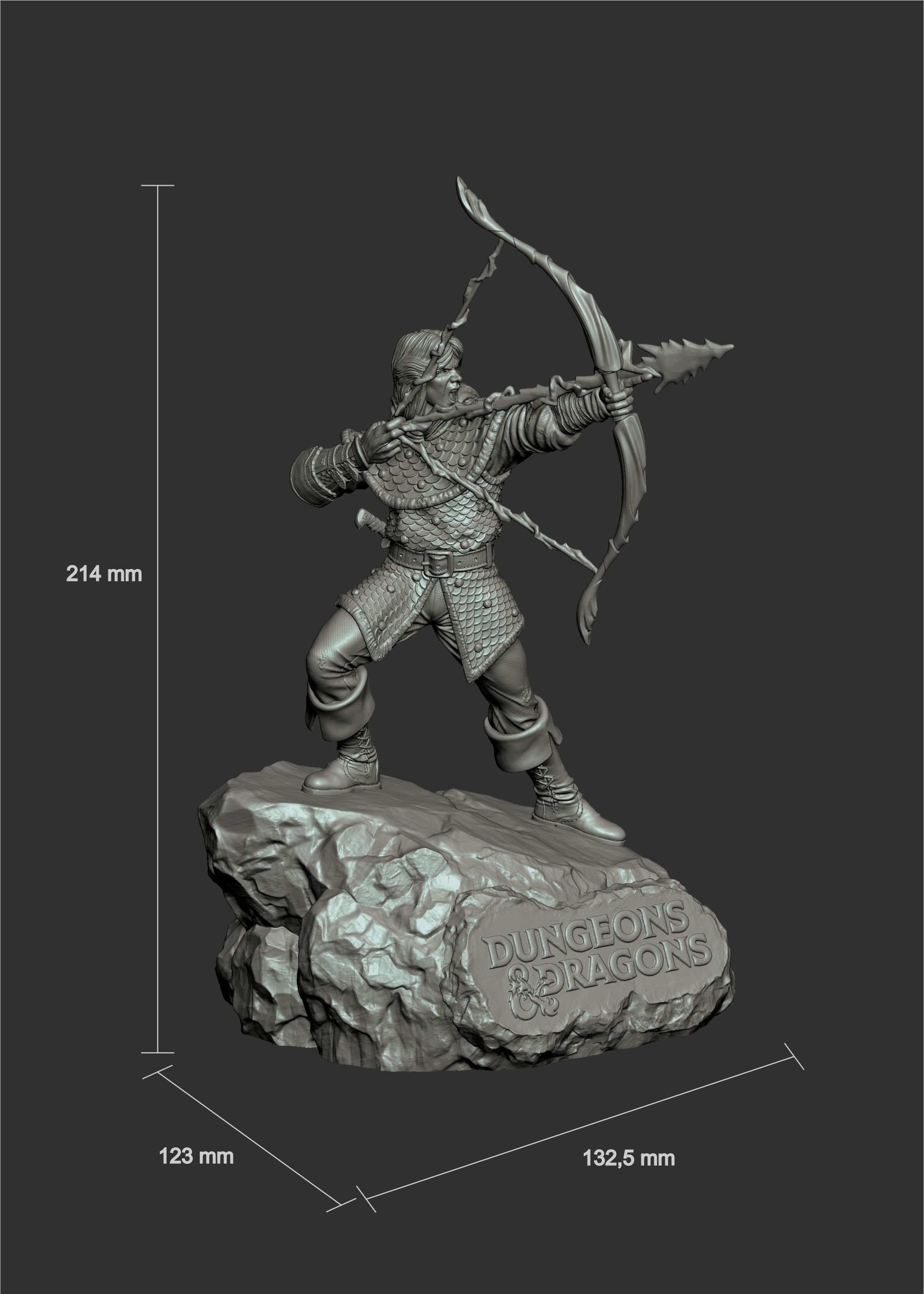 Hank Dungeons and Dragons Animated Fanart Series for 3D Print 3D model ...
