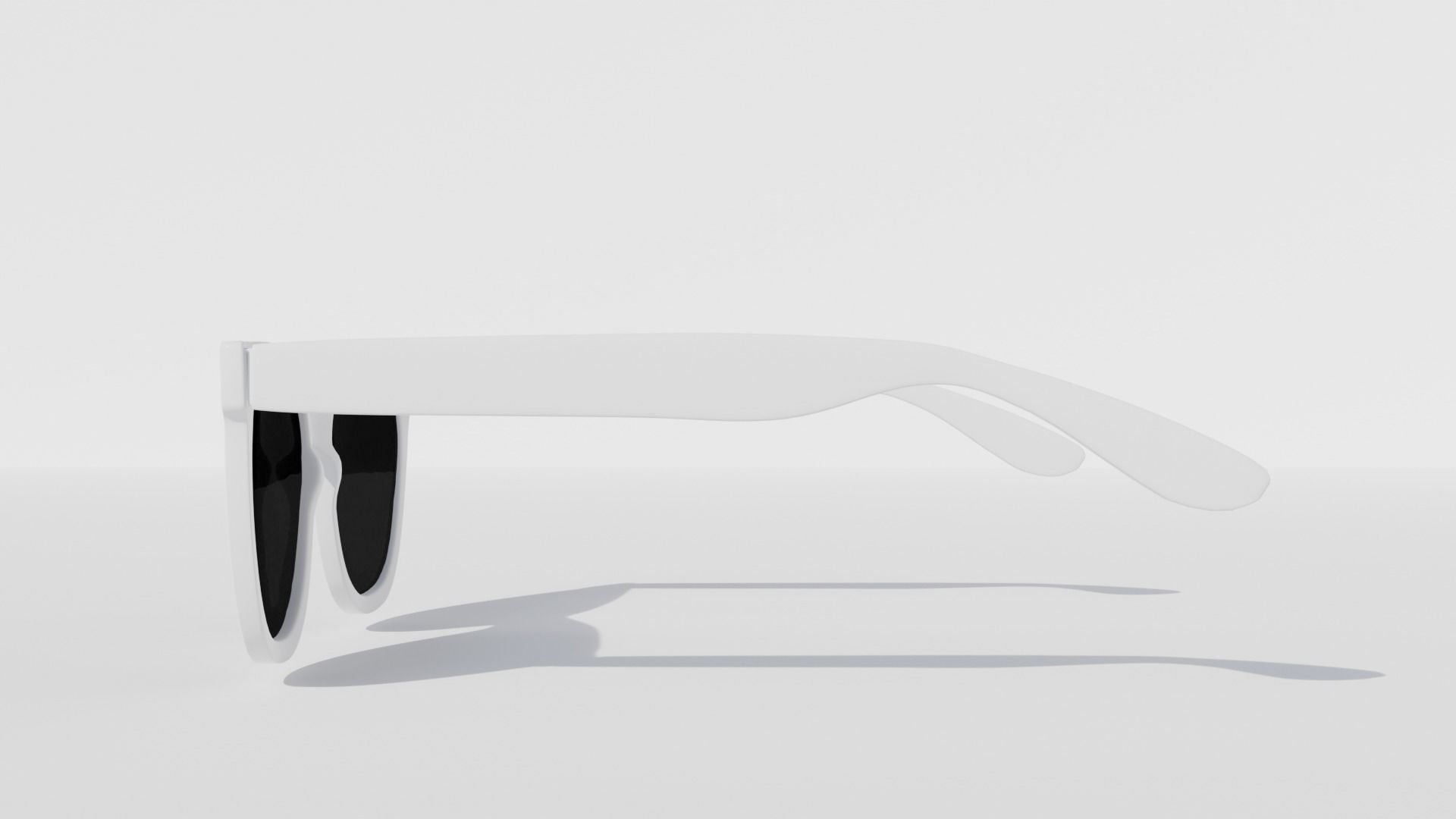 White Sunglasses 3D model | CGTrader