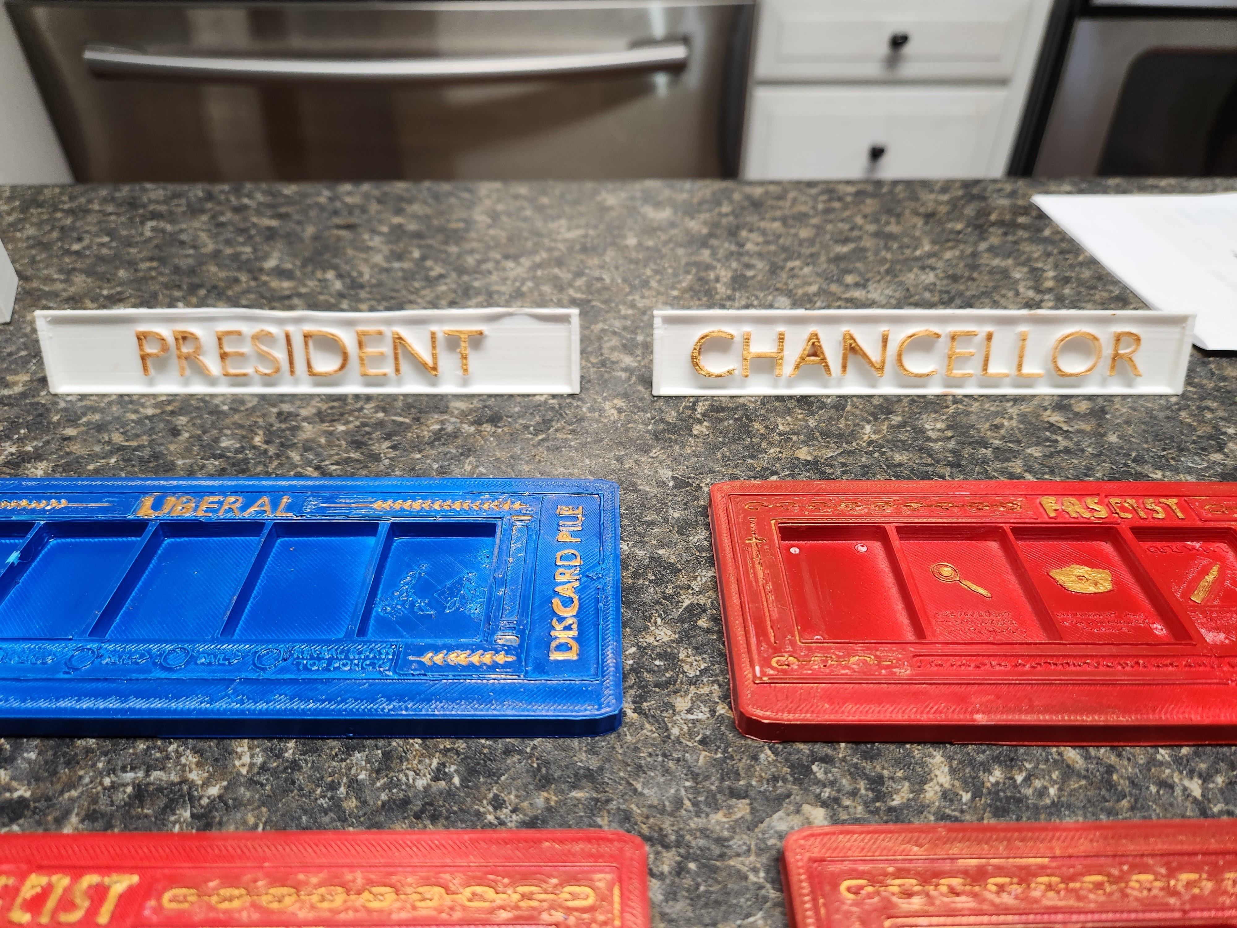 Secret Hitler Board Game 3D model 3D printable | CGTrader