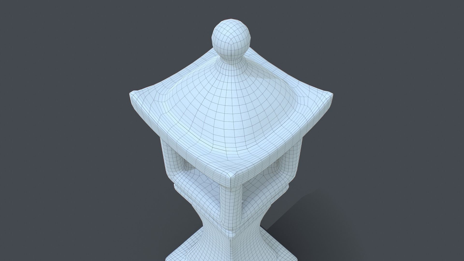 3D model Old Stone Lantern VR / AR / low-poly | CGTrader