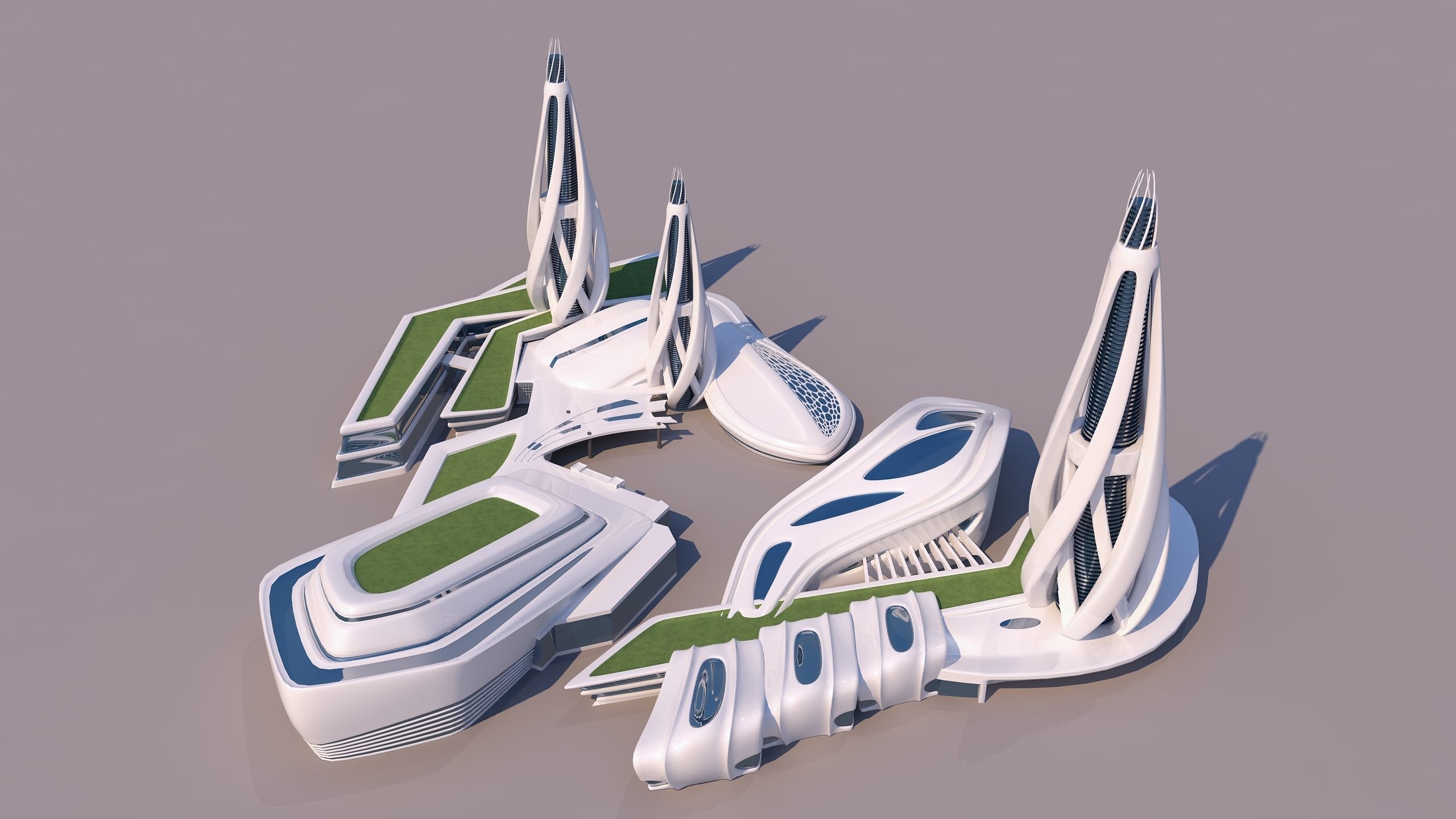 0088 - Organic Building - Skyscraper 3D model | CGTrader