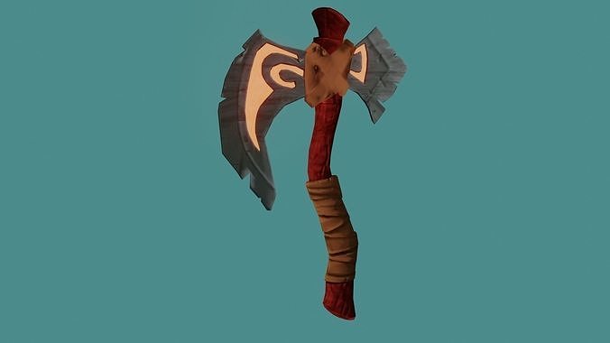 3D model Game Ready Medieval Battle Axe VR / AR / low-poly | CGTrader