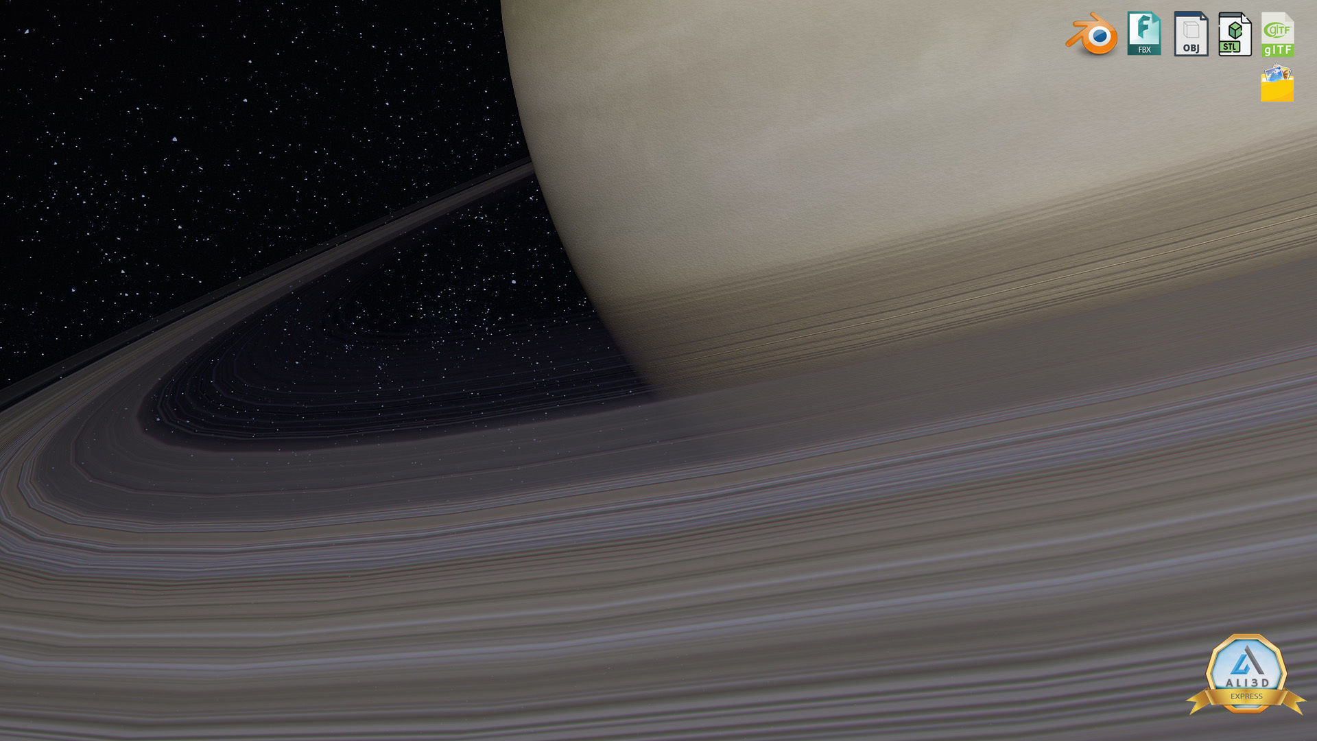 3D model Detailed Saturn with rings Planet in Space 8k Textures VR / AR / low-poly | CGTrader