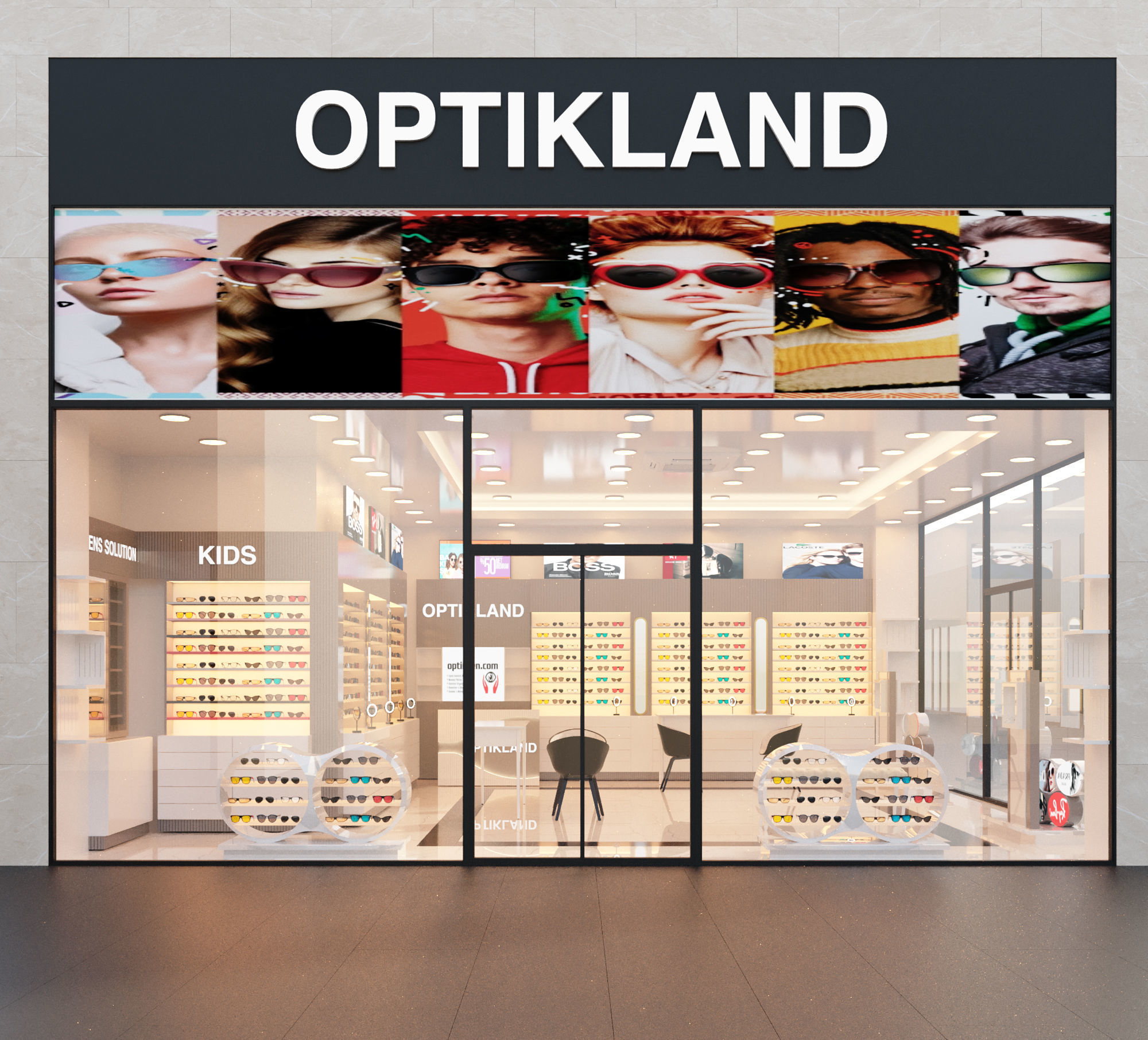 OPTIC SHOP 3D model | CGTrader