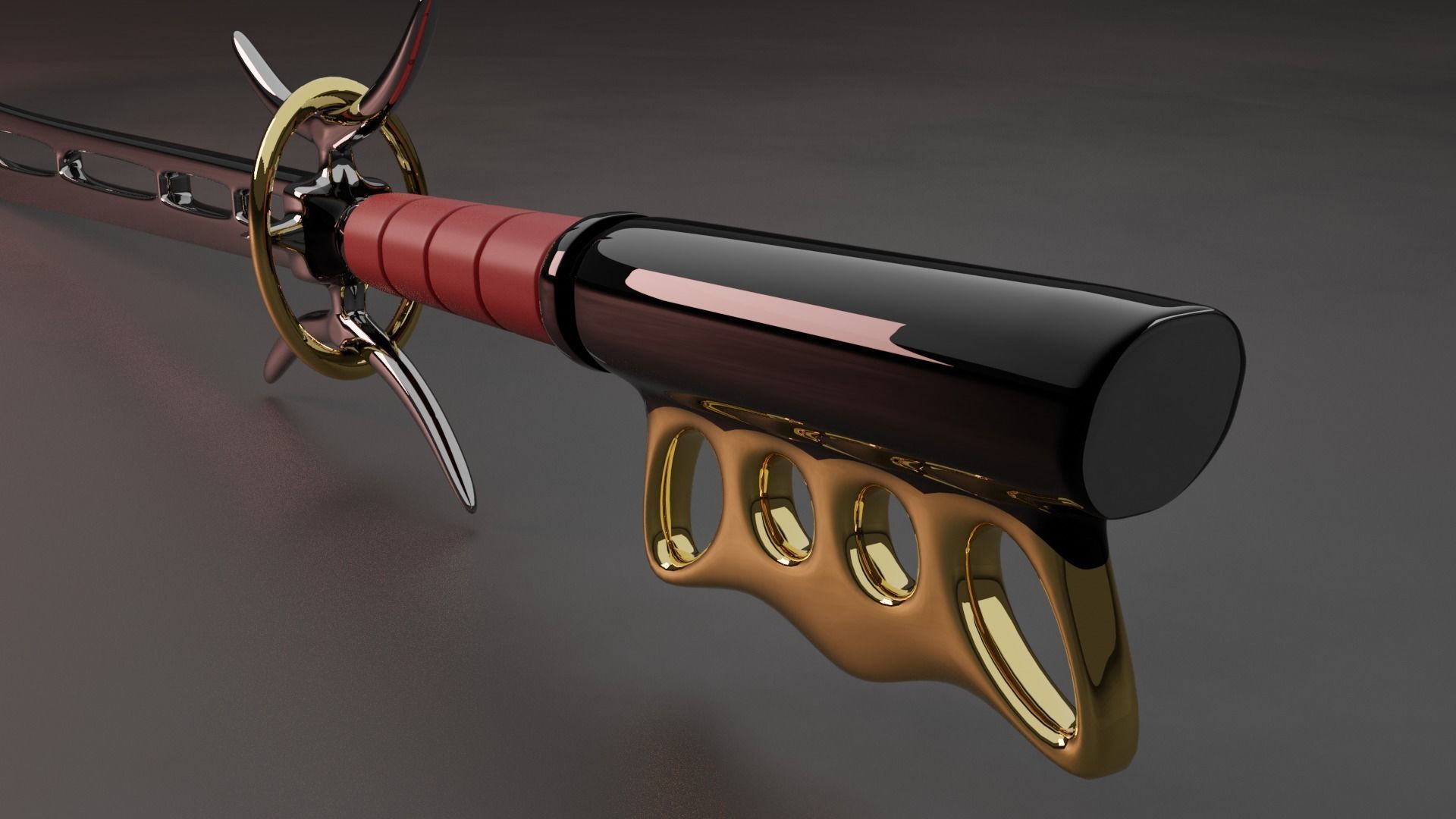 The spine splitter sword 3D model | CGTrader