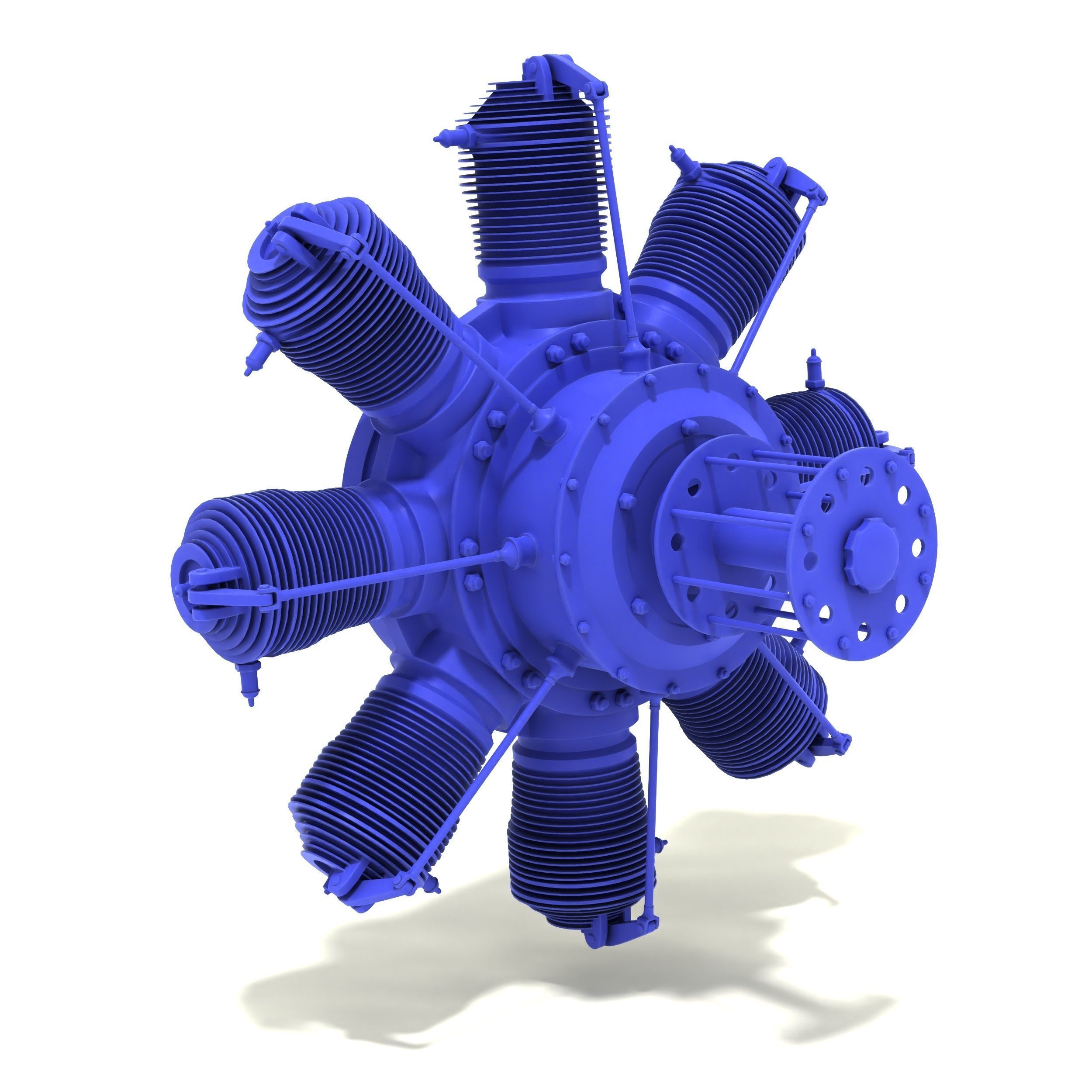 Rotary engine Gnome Monosoupape 3D print ready 3D model 3D printable ...