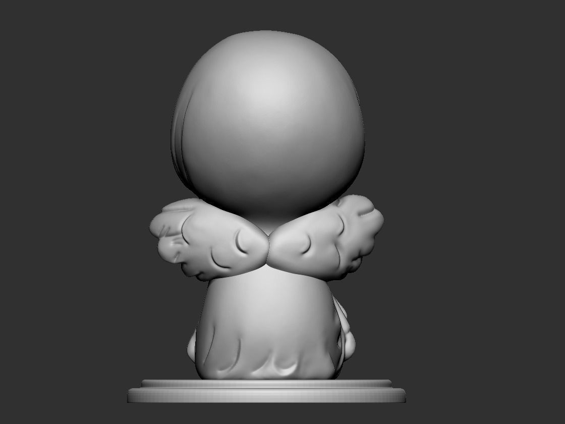 little angel 3D model 3D printable | CGTrader