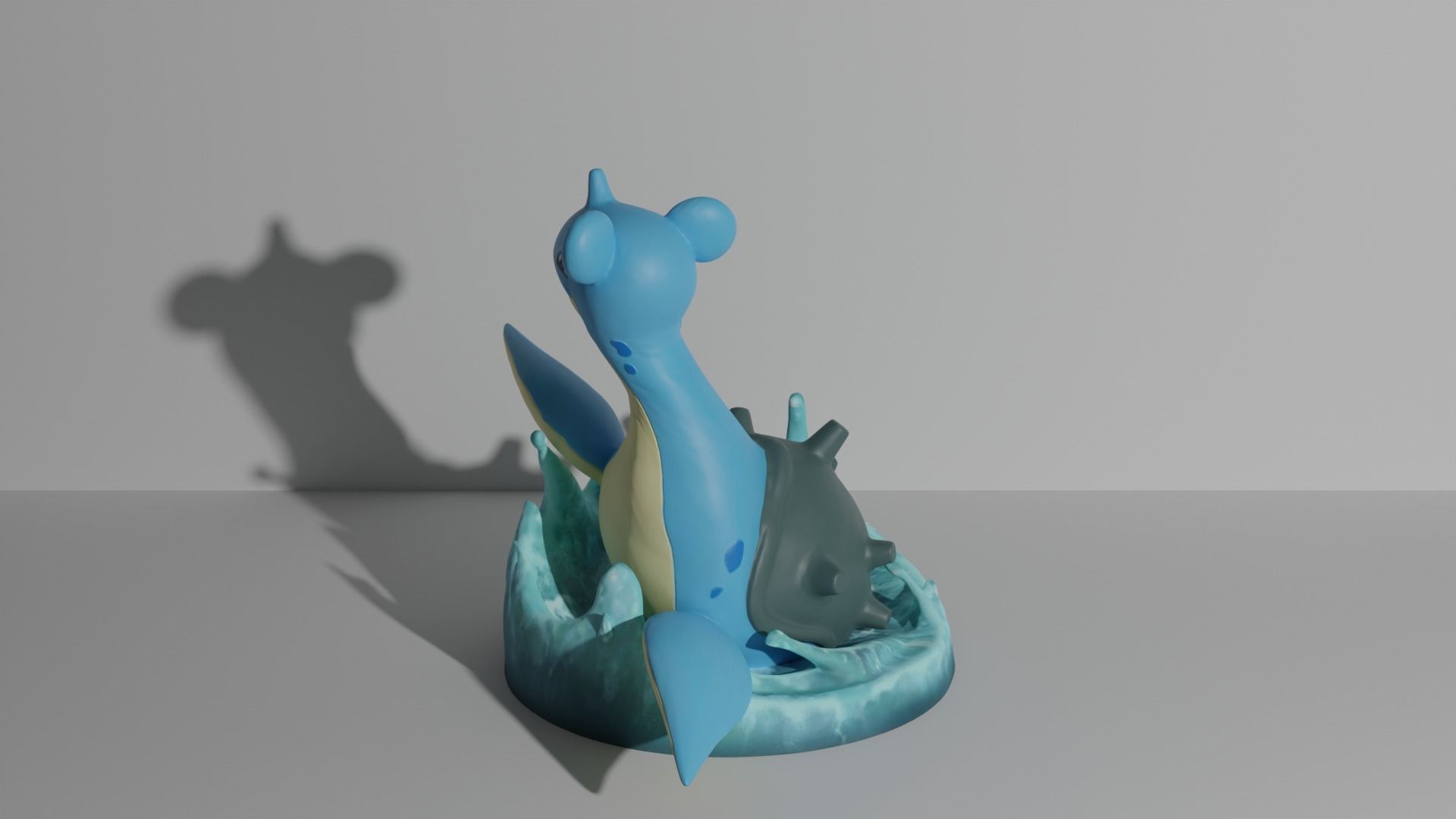 Lapras pokemon 3D print model 3D model 3D printable | CGTrader