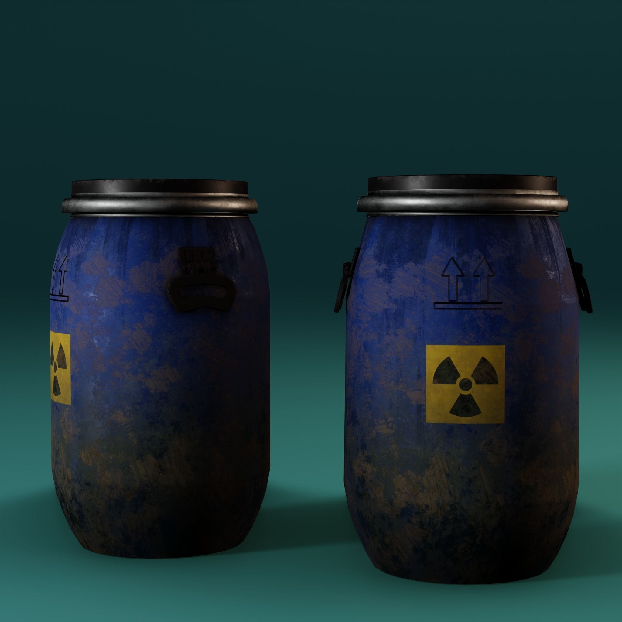 3D model Low Poly Plastic Barrel VR / AR / low-poly | CGTrader