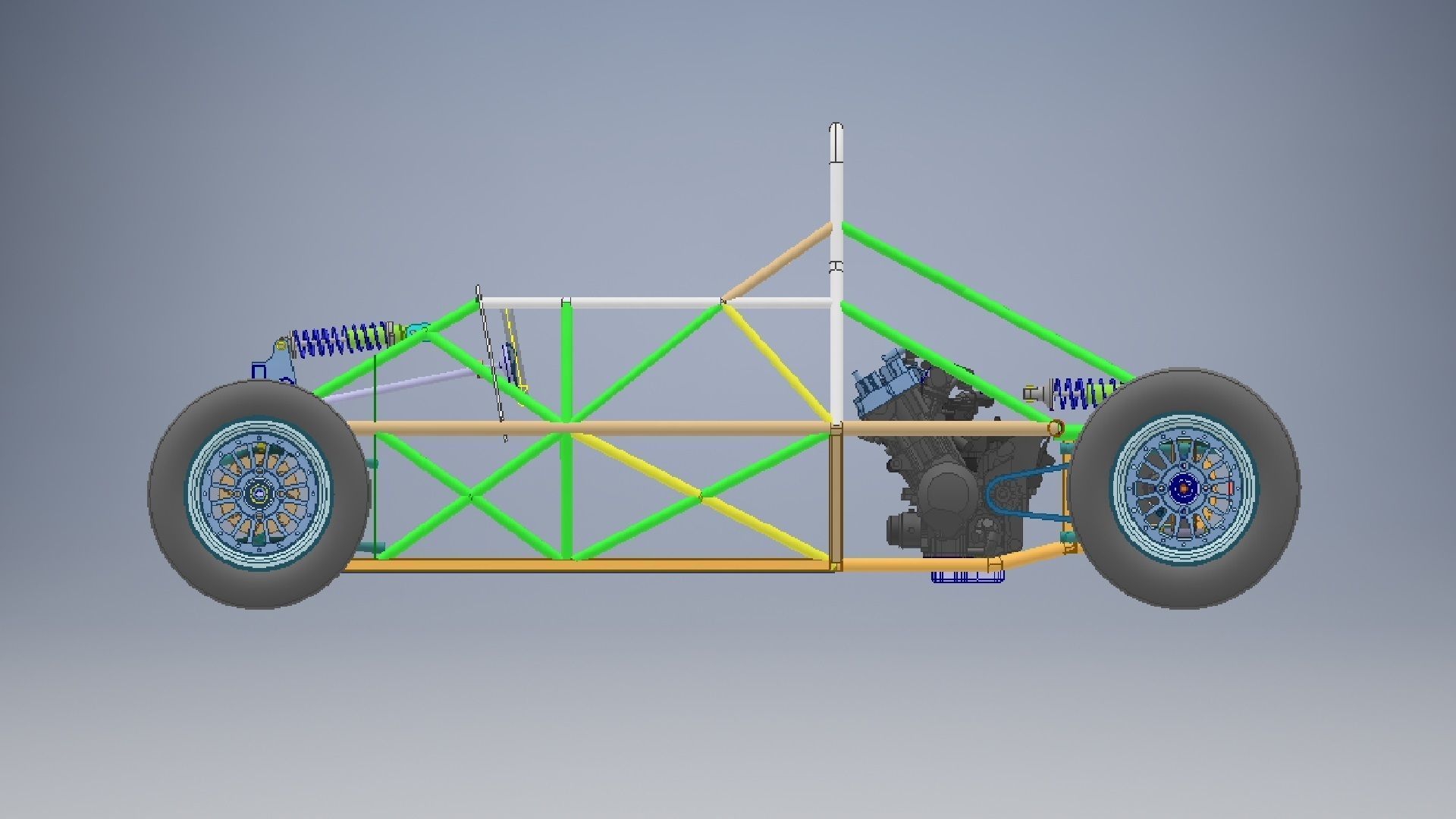 Off Road Vehicle Chassis 3D model | CGTrader