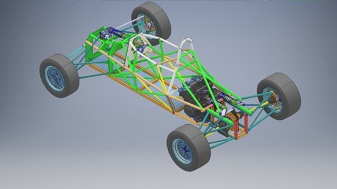 Off Road Vehicle Chassis 3D model | CGTrader