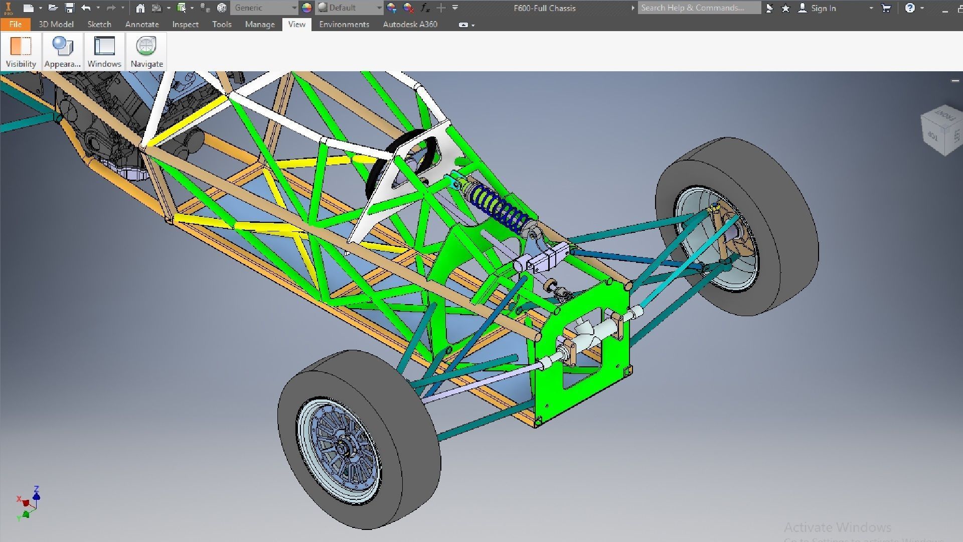 Off Road Vehicle Chassis 3D model | CGTrader