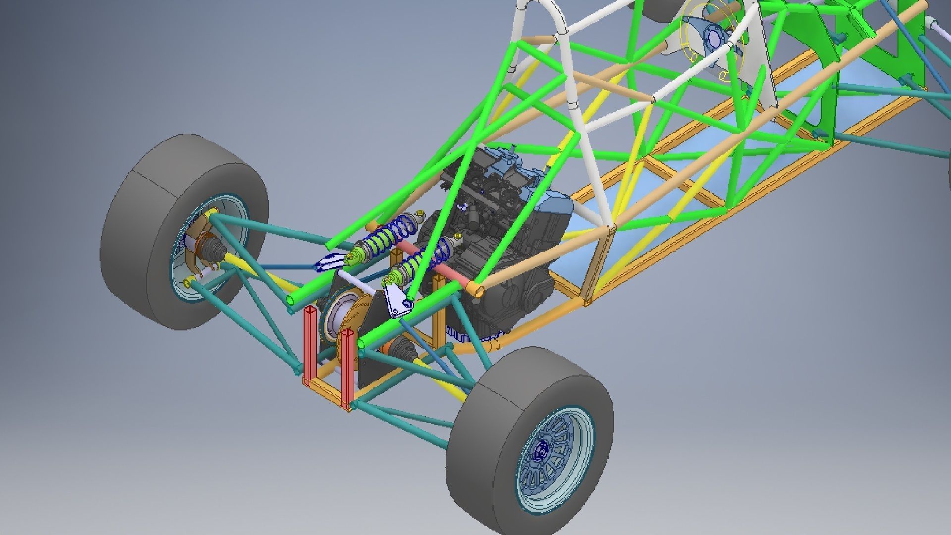 Off Road Vehicle Chassis 3D model | CGTrader