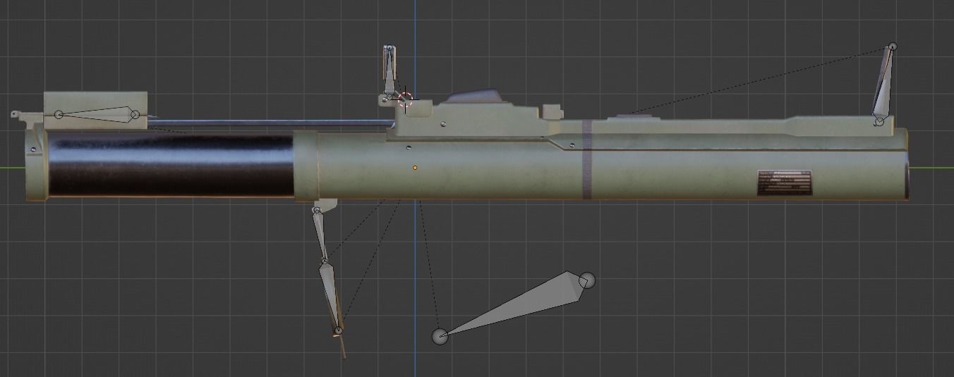 3D model M72 Law Anti-tank Weapon VR / AR / low-poly | CGTrader